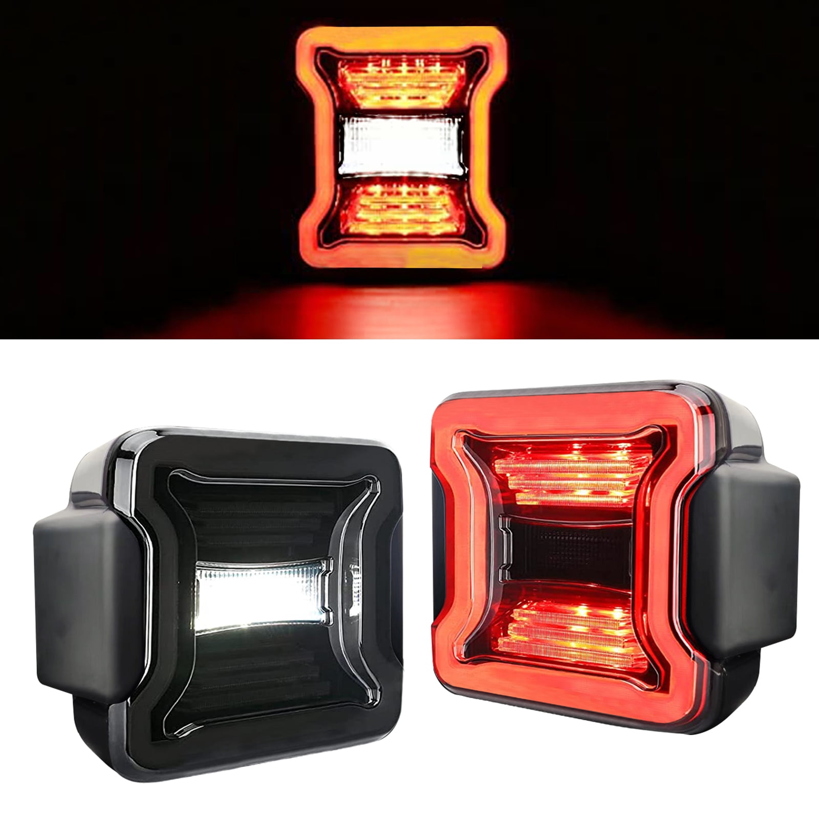 YOMTOVM LED Tail Lights with Reverse Light Turn Signal Lamp Running ...