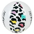 YOMYM Leopard Print Inflatable Beach Ball, Summer Pool Party Decor ...