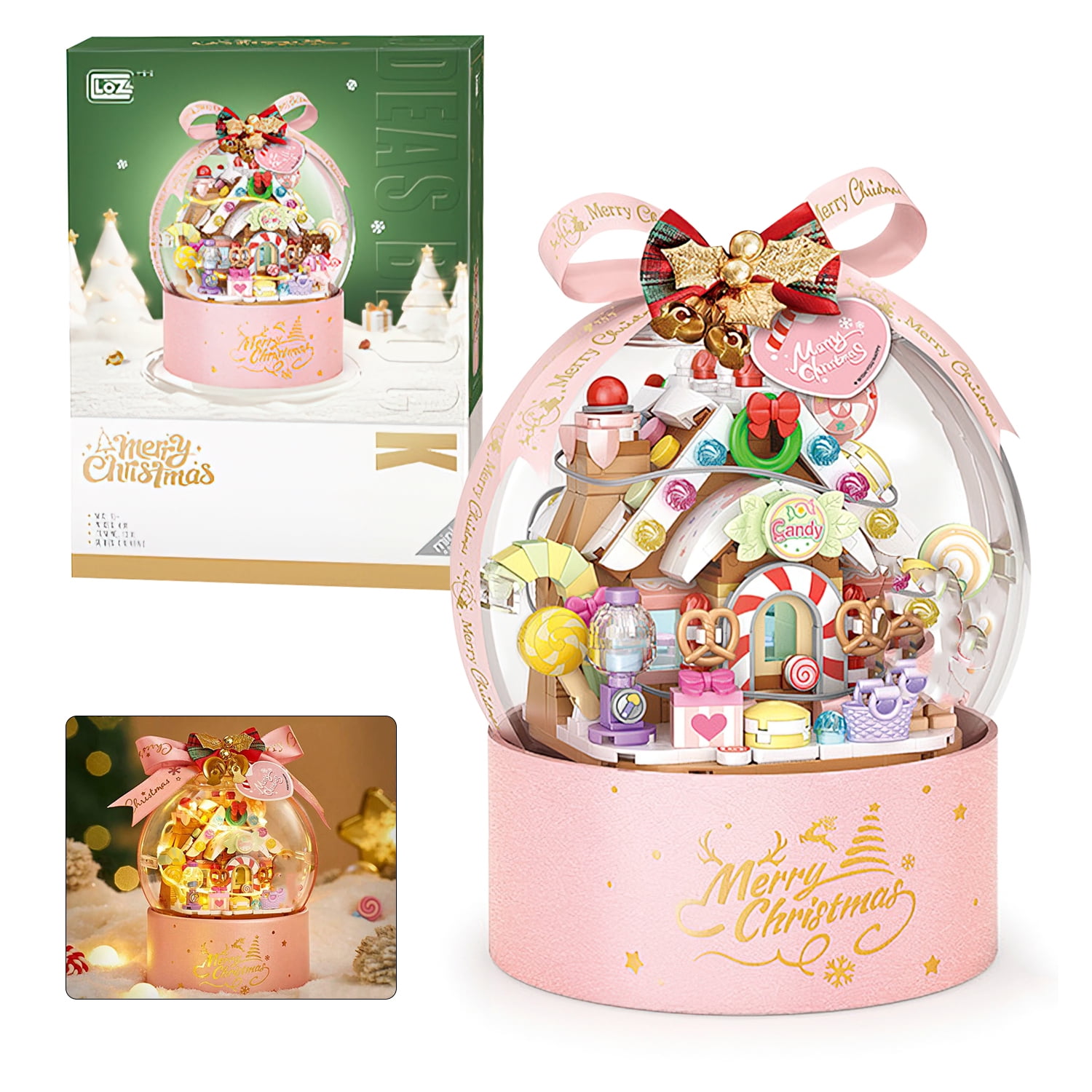 YOMYM Mini Building Blocks Kit Jelly Bean House 486PCS Bricks Model ...