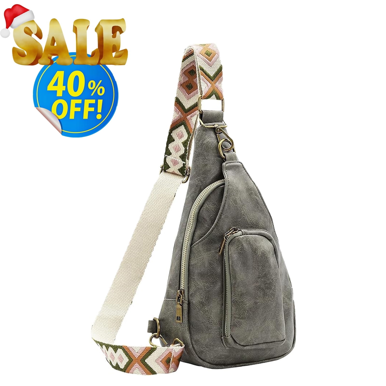 "YOMYM Small Sling Bag for Women, Leather Crossbody Fanny Pack ...