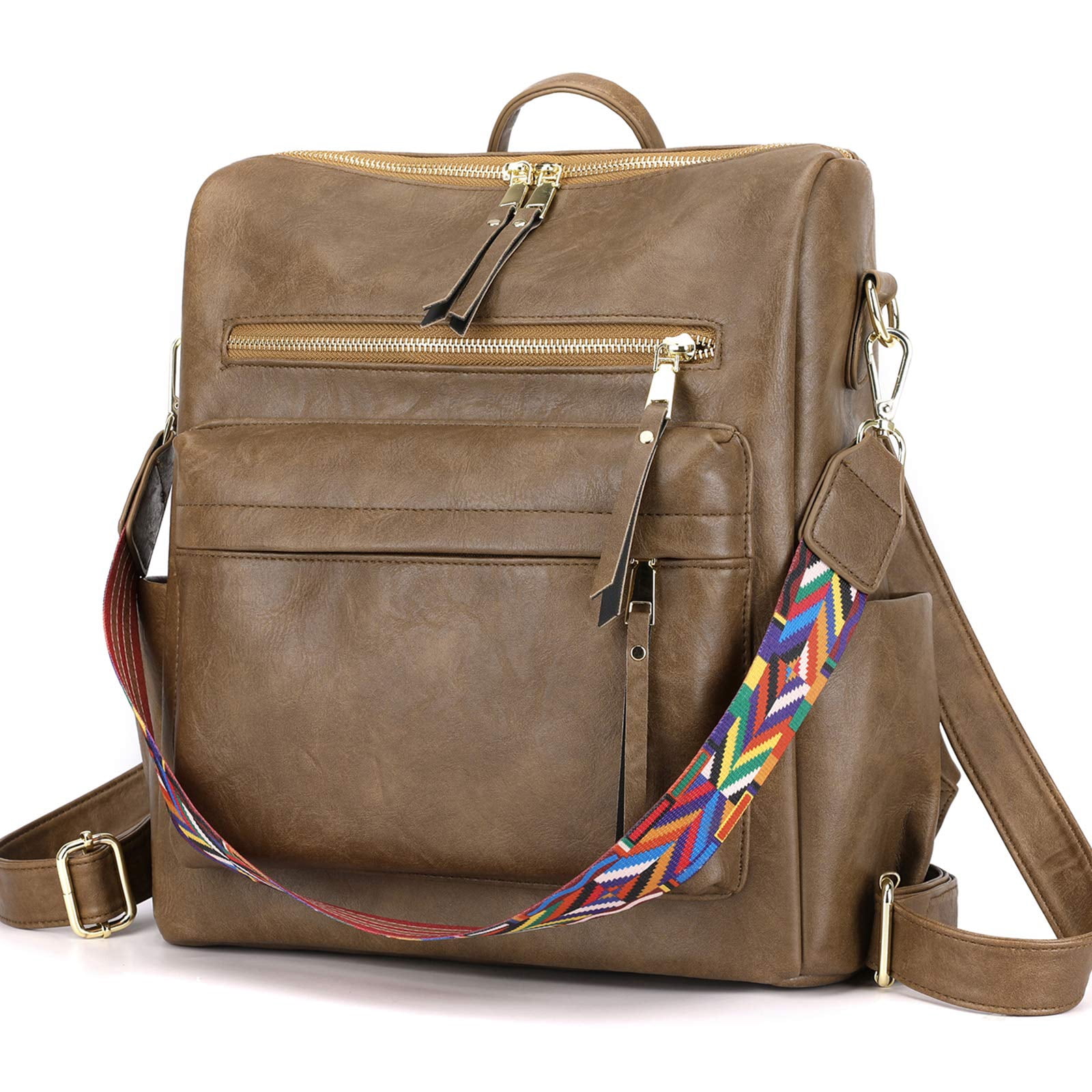 "YOMYM Women's Fashion Backpack Purse, Convertible Handbag, Waterproof ...