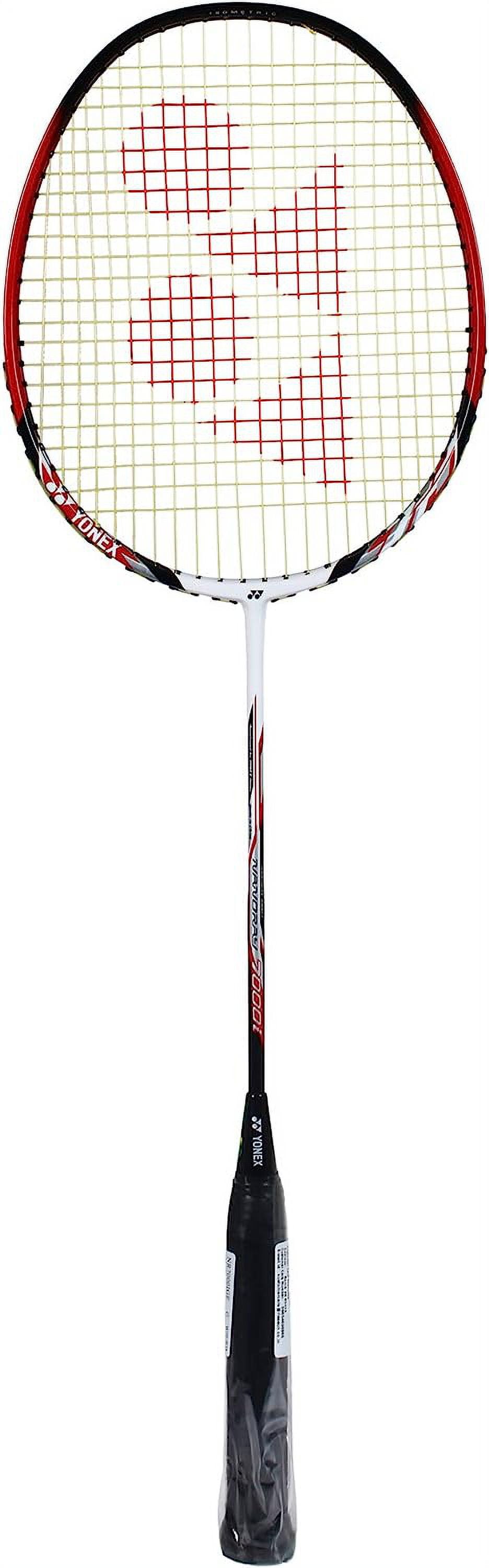 YONEX Nanoray 7000 Graphite badminton Racquet | White/Red/Black | for ...