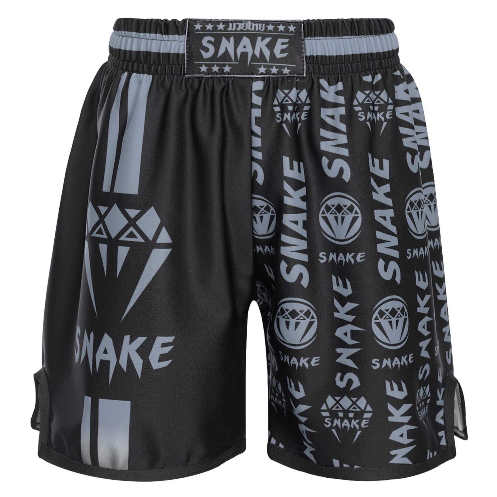 YONGHS Boys Muay Thai Boxing Shorts MMA Fighting Martial Arts Trunks ...
