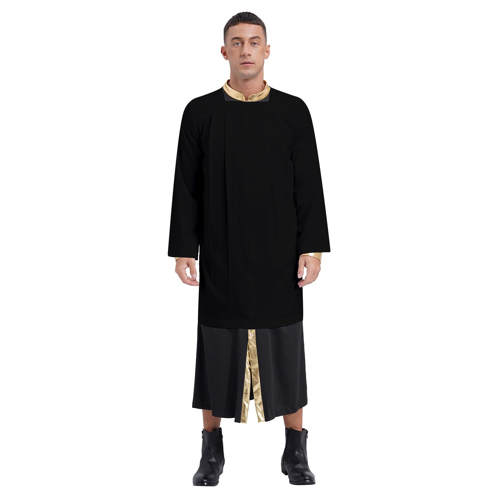 YONGHS Church Vestments for Men Catholic Priests Surplice Clergy Robe ...