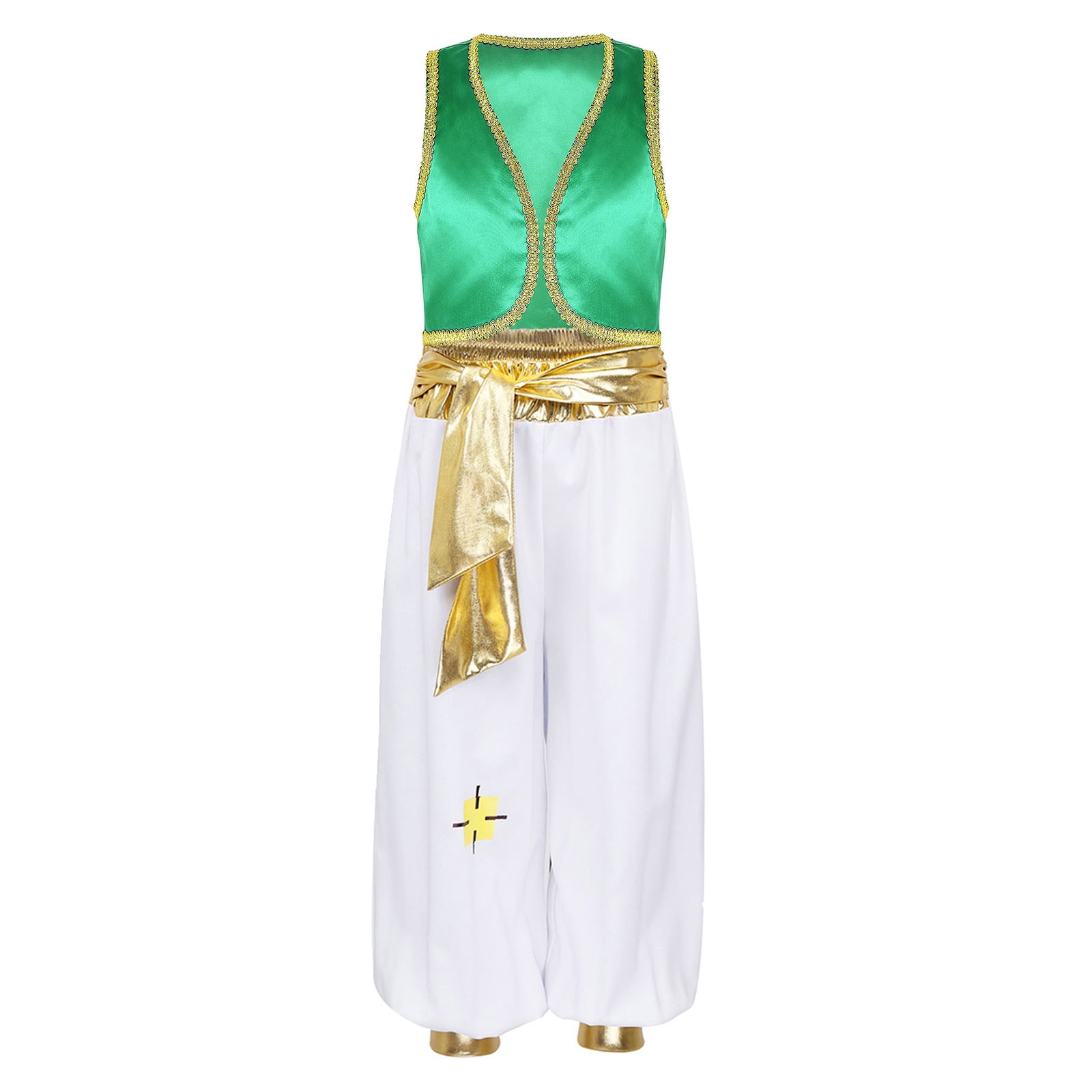 YONGHS Kids Boys Arabian Prince Costume Halloween Street Rat Suit ...