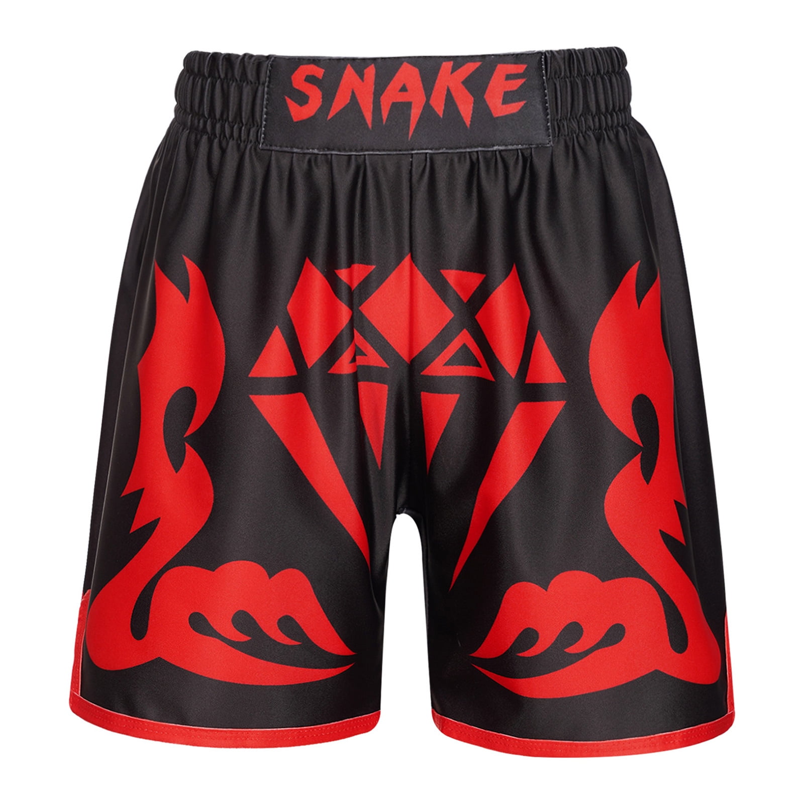 YONGHS Kids Boys Girls Boxing Shorts Muay Thai Kickboxing MMA Gym ...