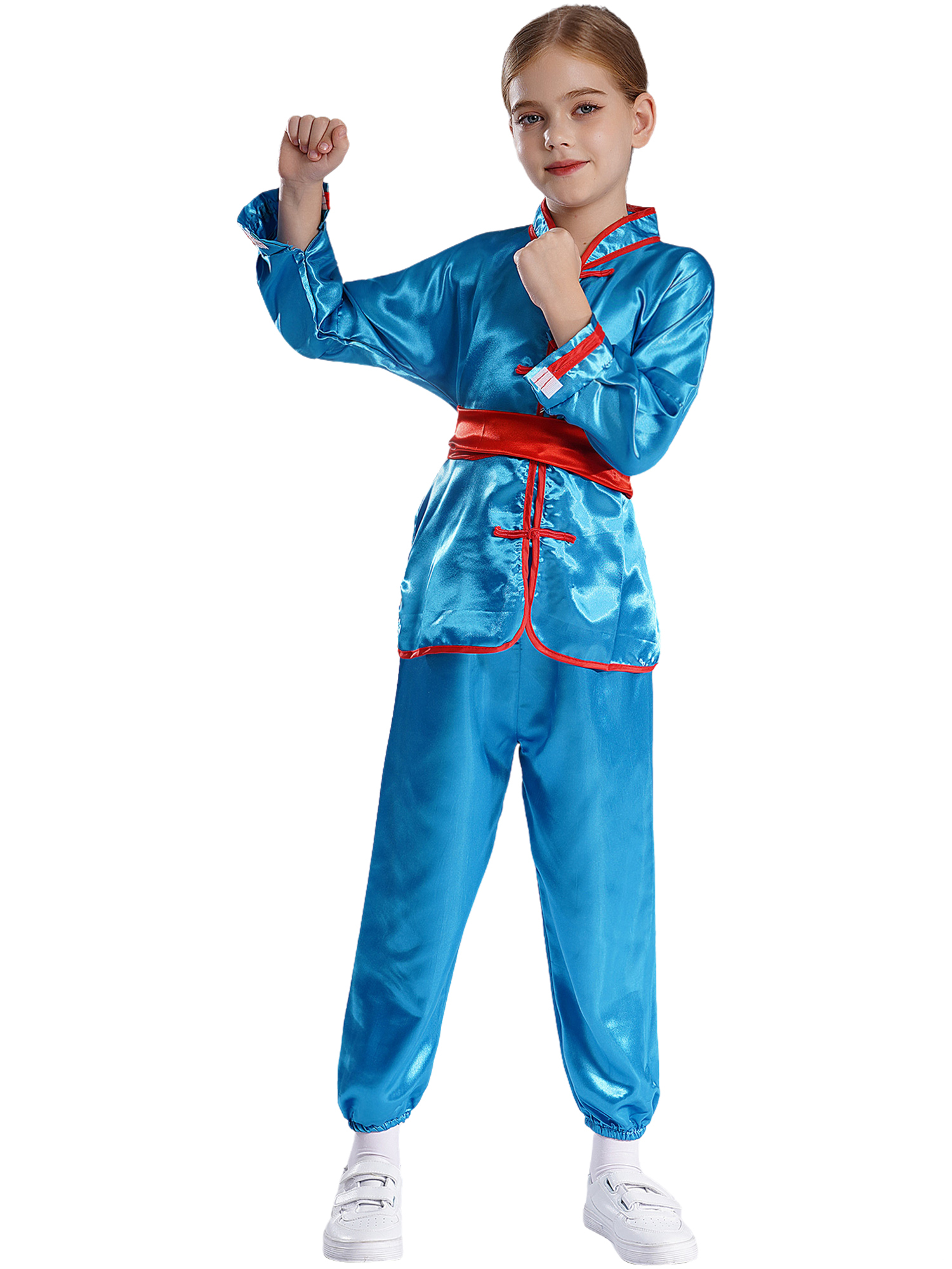 YONGHS Kids Boys Girls Tai Chi Uniform Clothing Martial Arts Sets Kung ...