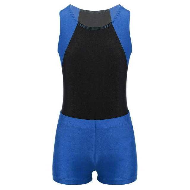 YONGHS Kids Boys Gymnastics Leotard Unitard Tumbling Dance Biketard Gym ...