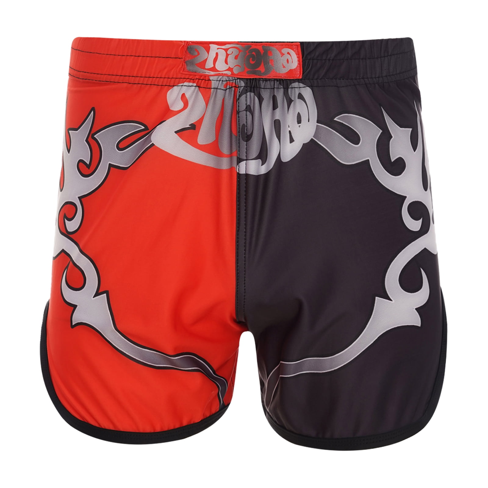 YONGHS Kids Boys Muay Thai Shorts MMA Kickboxing Tracksuit Bottoms ...