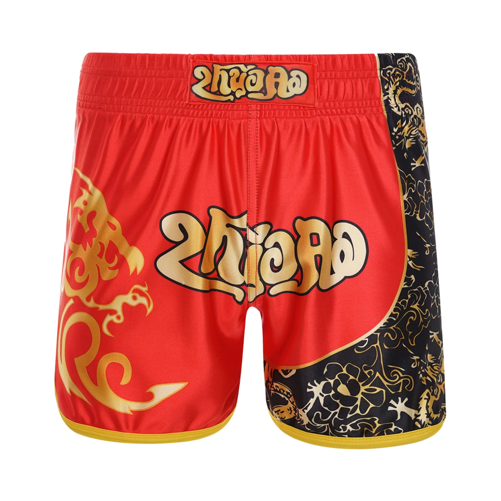 YONGHS Kids Boys Muay Thai Shorts MMA Kickboxing Tracksuit Bottoms ...