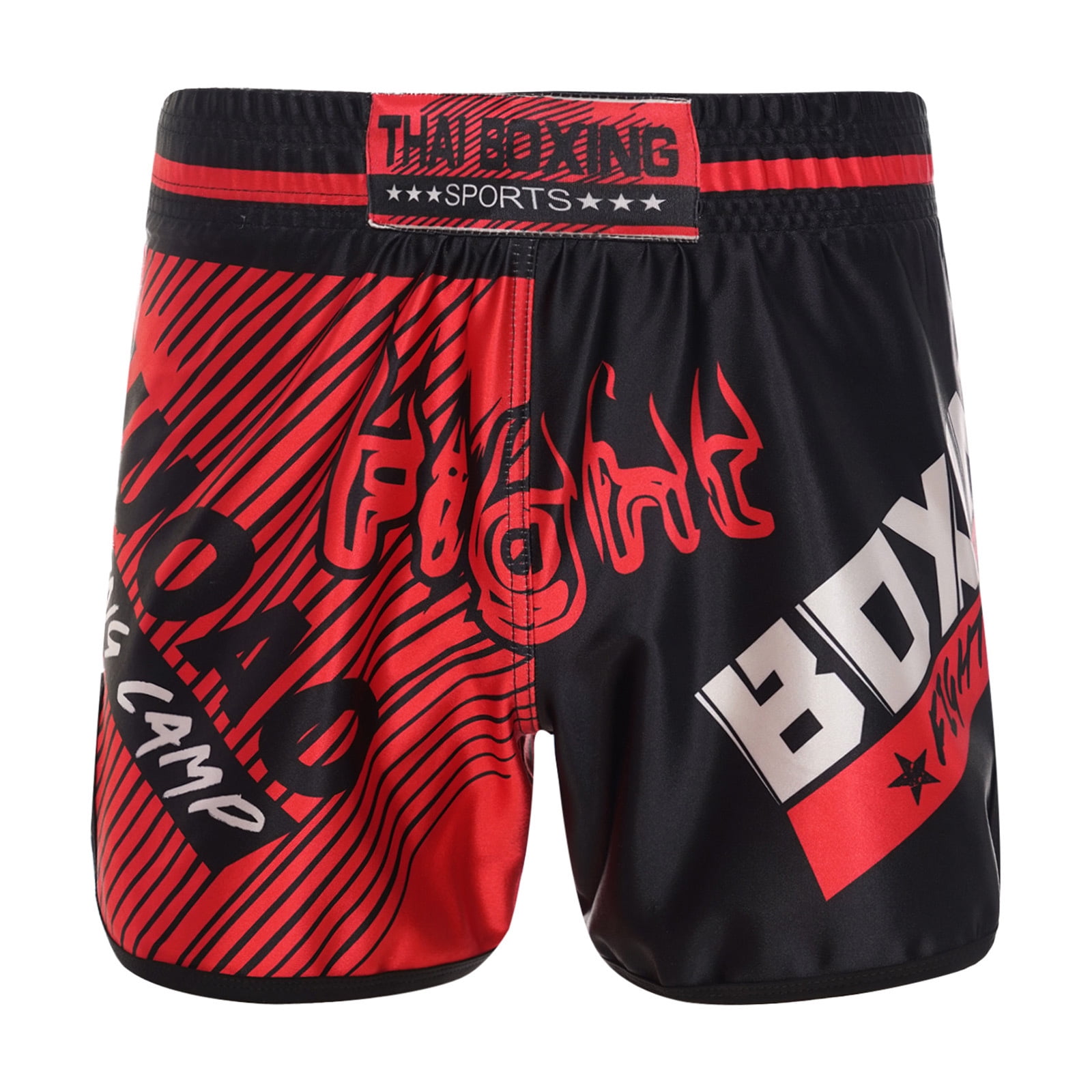 YONGHS Kids Boys Muay Thai Shorts MMA Kickboxing Tracksuit Bottoms ...