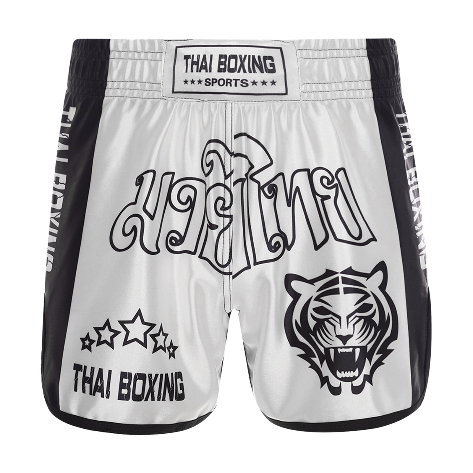 YONGHS Kids Boys Muay Thai Shorts MMA Kickboxing Tracksuit Bottoms ...