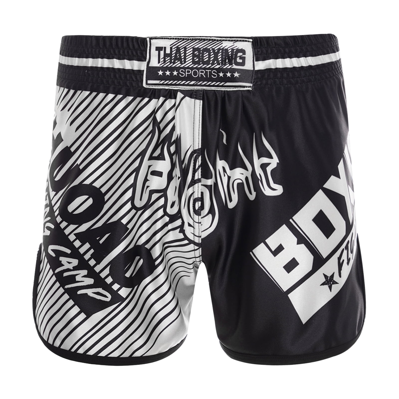 YONGHS Kids Boys Muay Thai Shorts MMA Kickboxing Tracksuit Bottoms ...