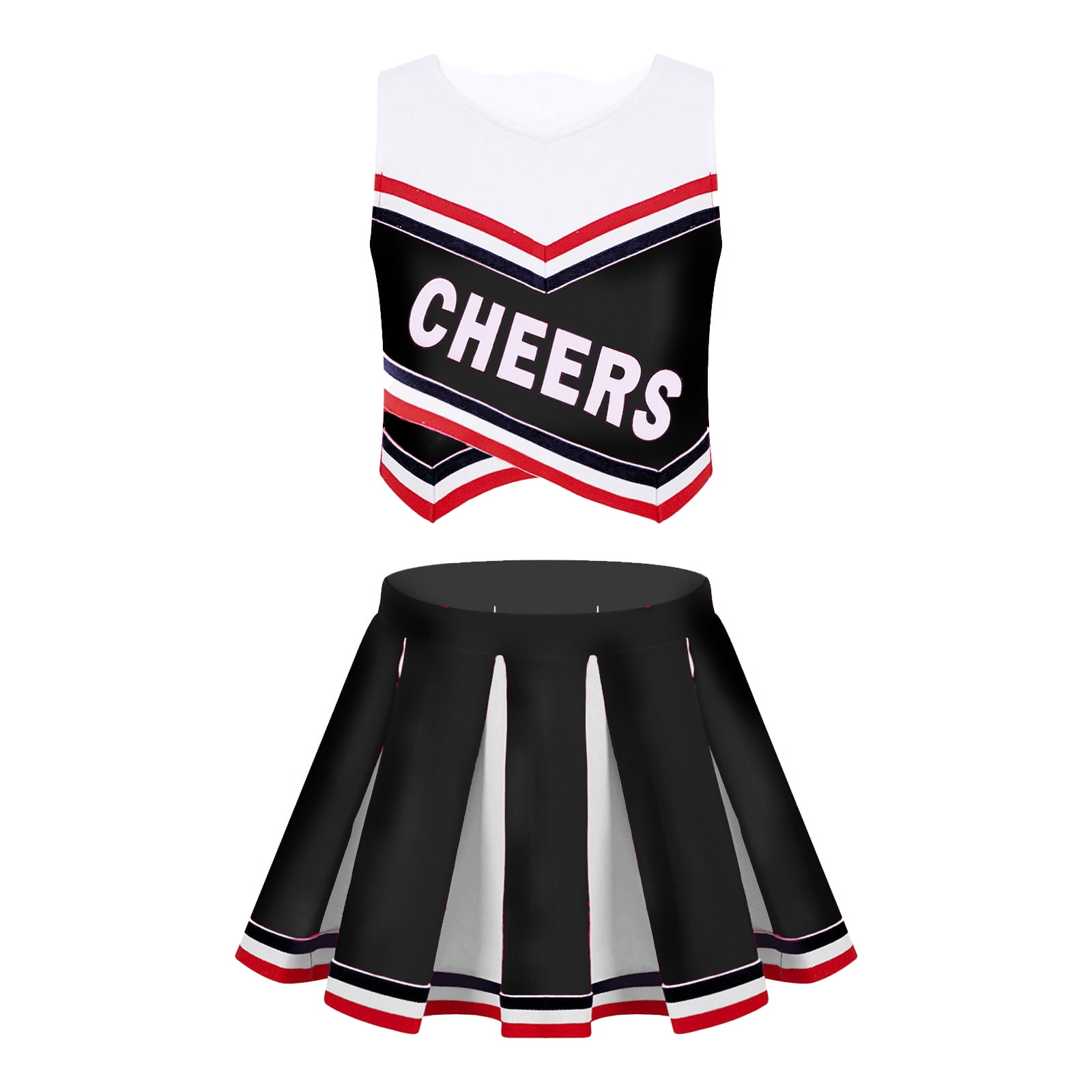 YONGHS Kids Girls Cheerleading School Students Uniforms Vest Tops ...