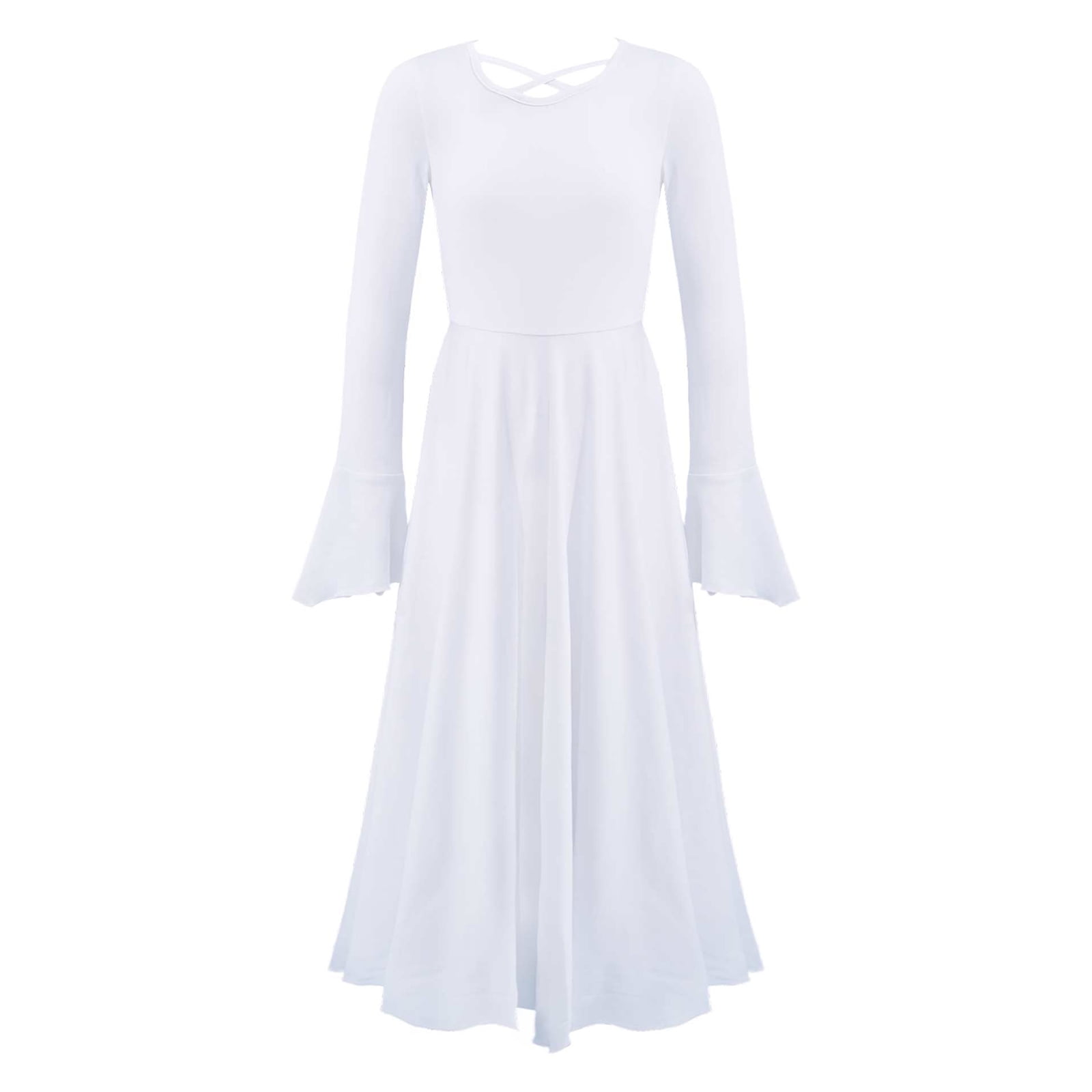 YONGHS Kids Girls Liturgical Praise Dance Dress Lyrical Church ...