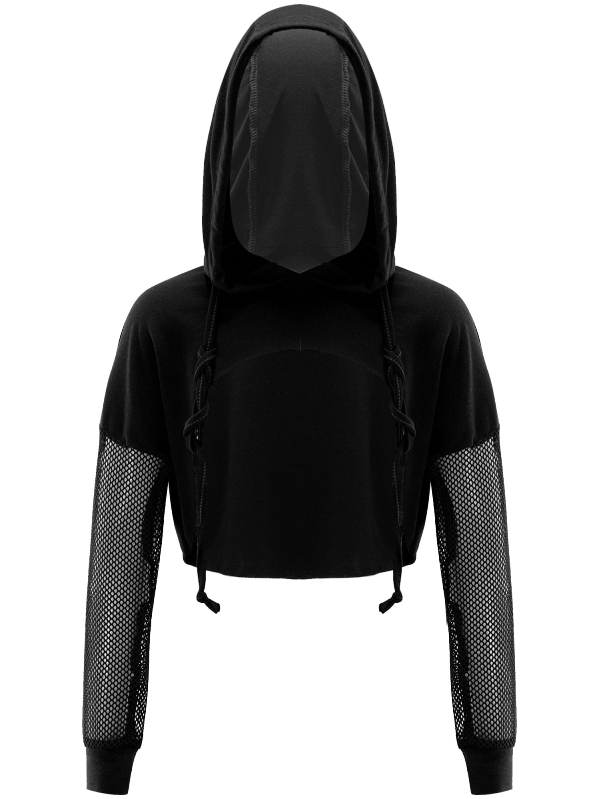 YONGHS Kids Girls Long Sleeve Hooded Sweatshirt Jazz Hip Hop Dance ...