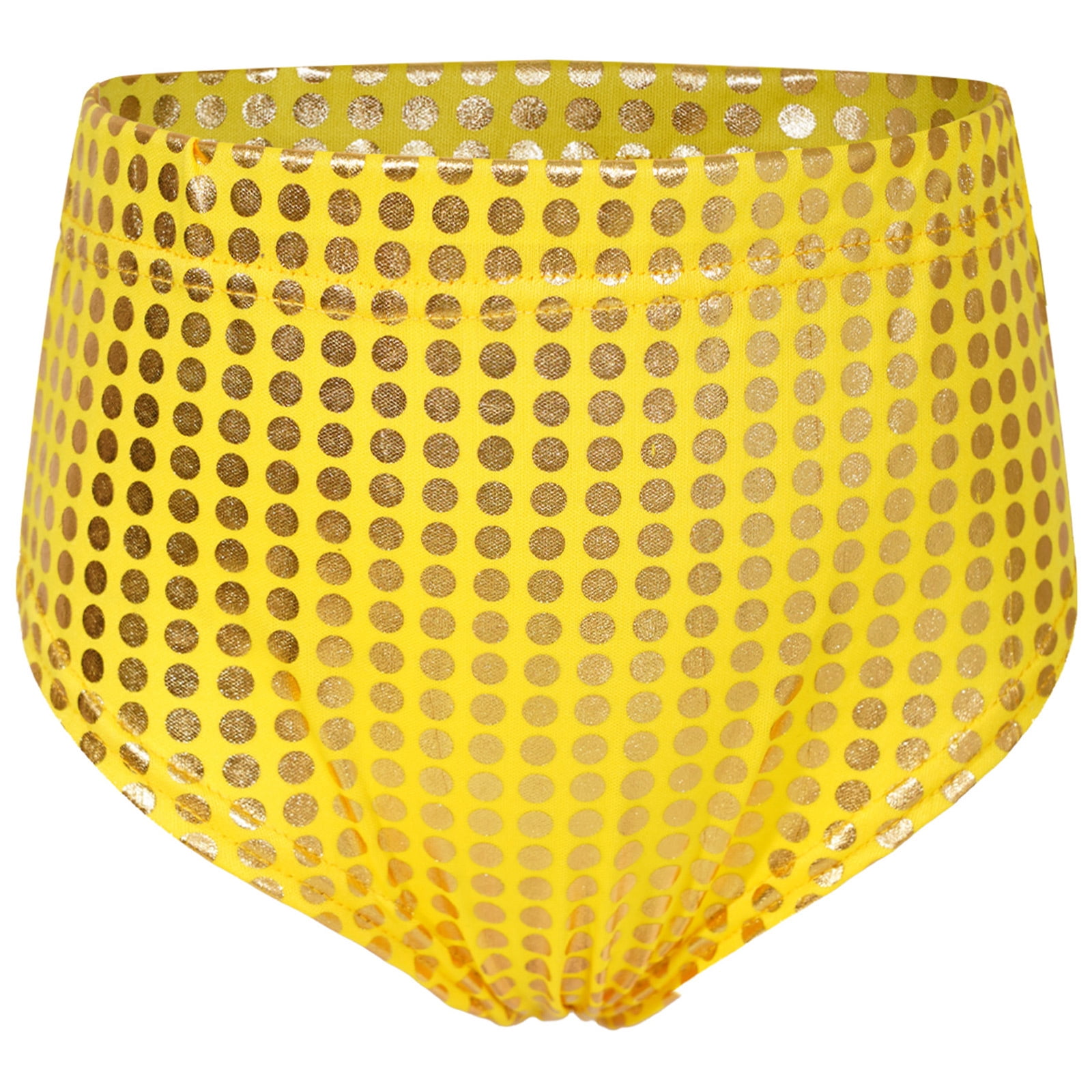 YONGHS Kids Girls Metallic Shorts Sparkly Dance Briefs Cheerleading ...