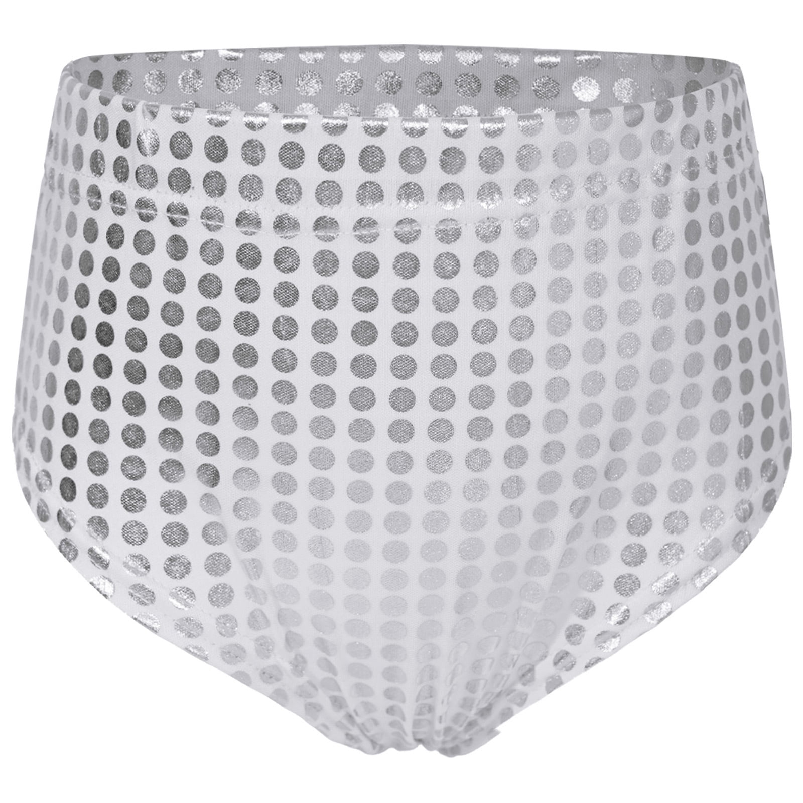YONGHS Kids Girls Metallic Shorts Sparkly Dance Briefs Cheerleading ...