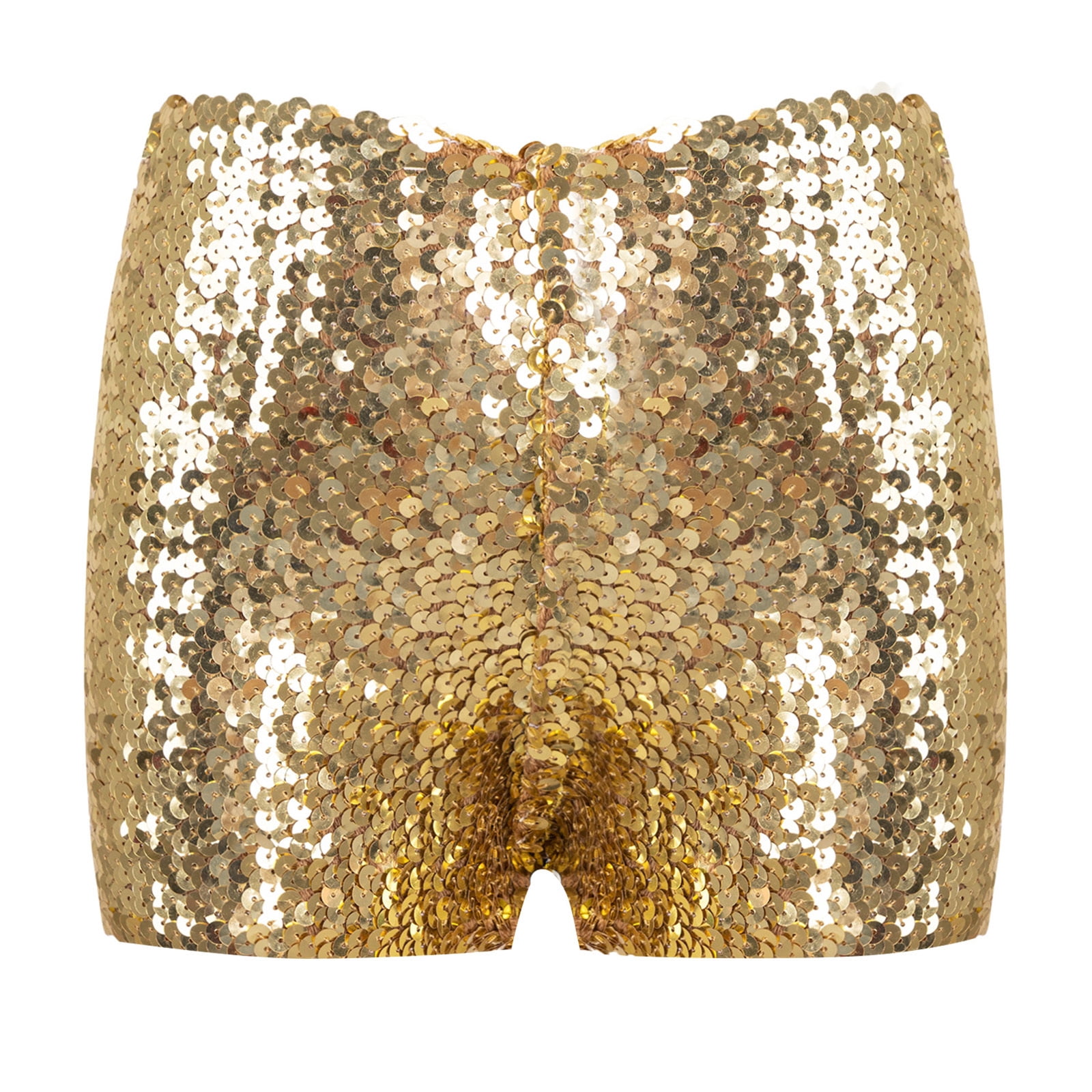YONGHS Kids Girls Sparkle Sequins Jazzz Hip Hop Dance Shorts Boyshorts ...
