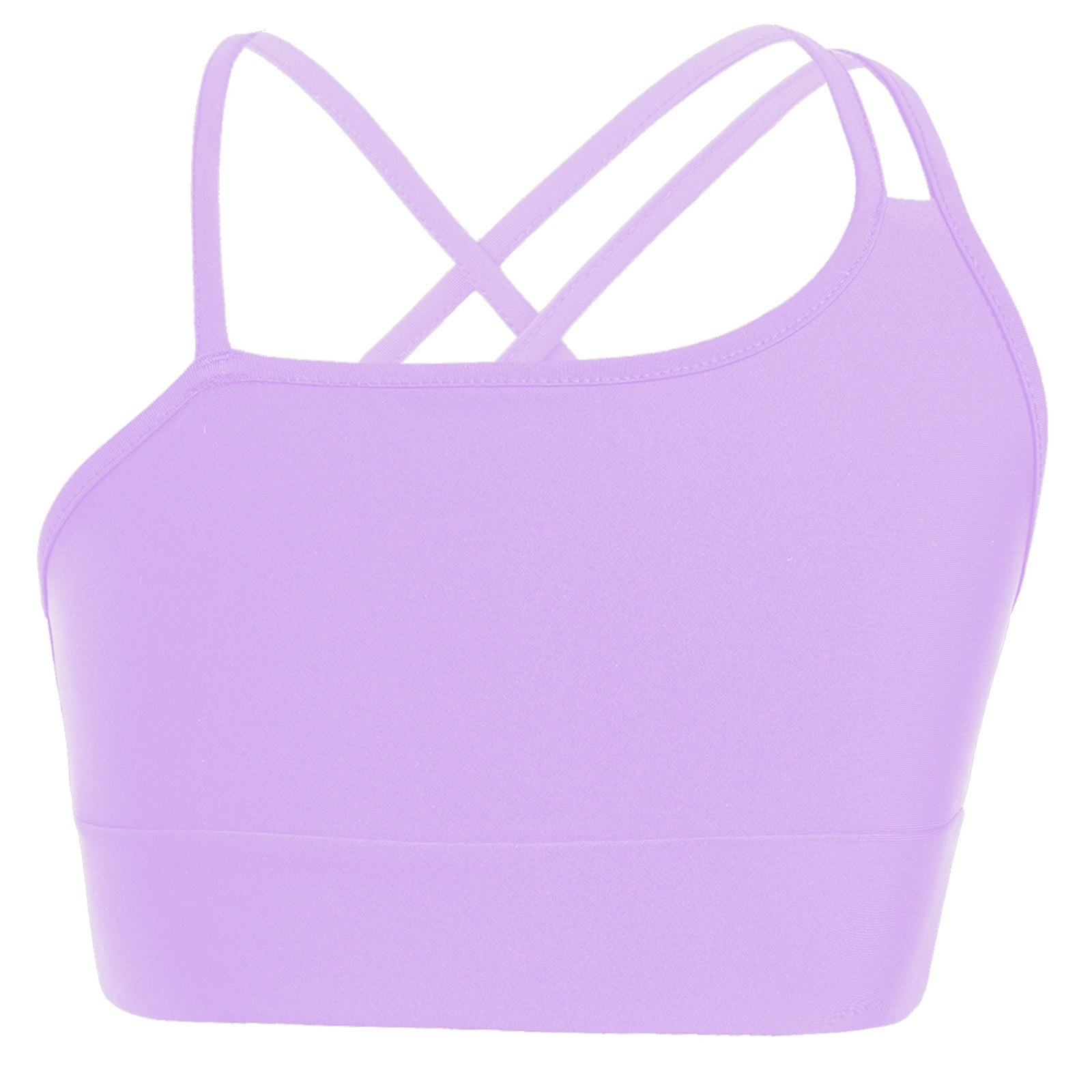 YONGHS Kids Girls Training Sports Bras Gym Yoga Workout Tank Top ...