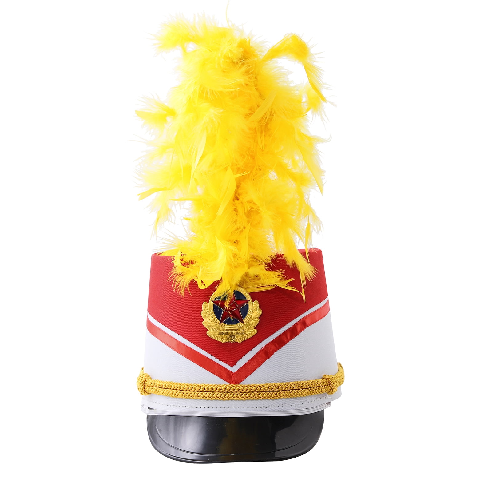 YONGHS Kids Marching Band Hat Drum Major Toy Soldier Cap Halloween ...