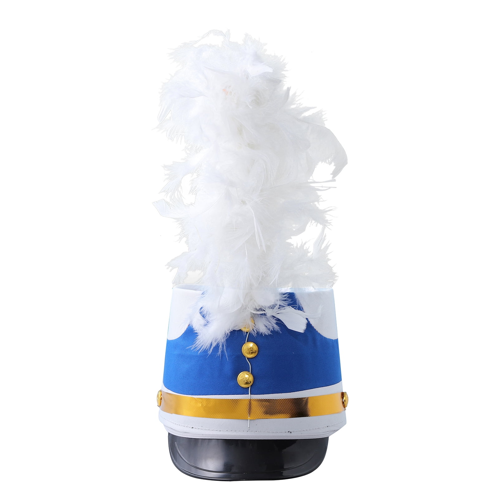 YONGHS Kids Marching Band Hat Drum Major Toy Soldier Cap Halloween ...