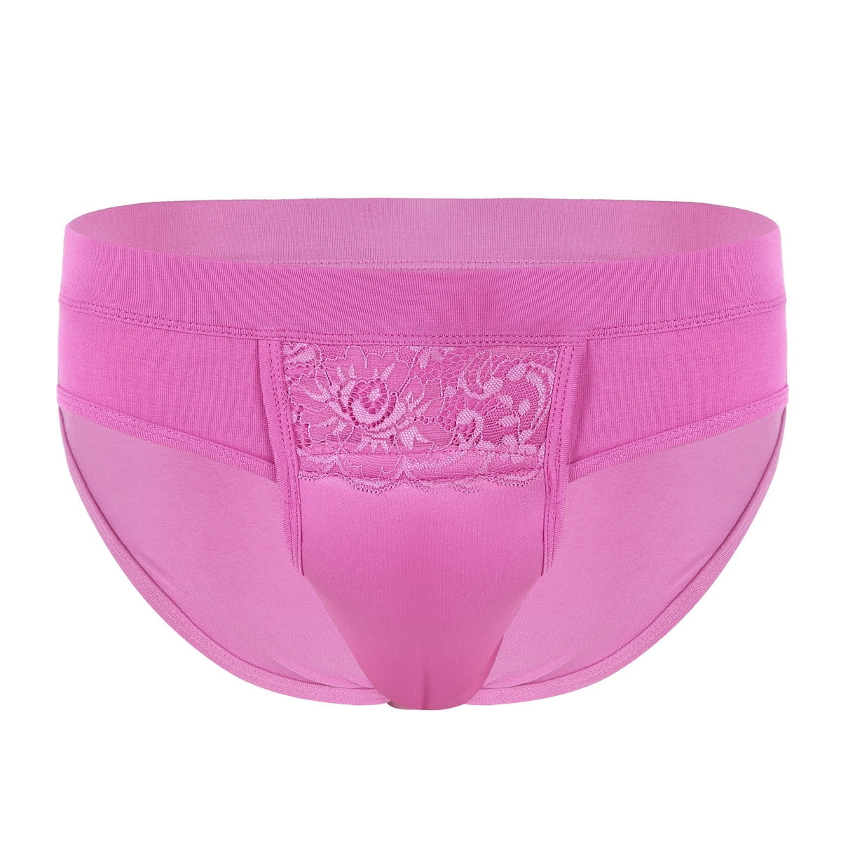 YONGHS Men's Hiding Gaff Panties Camel Toe Briefs Crossdress Underwear for Transgender Rose Red ...