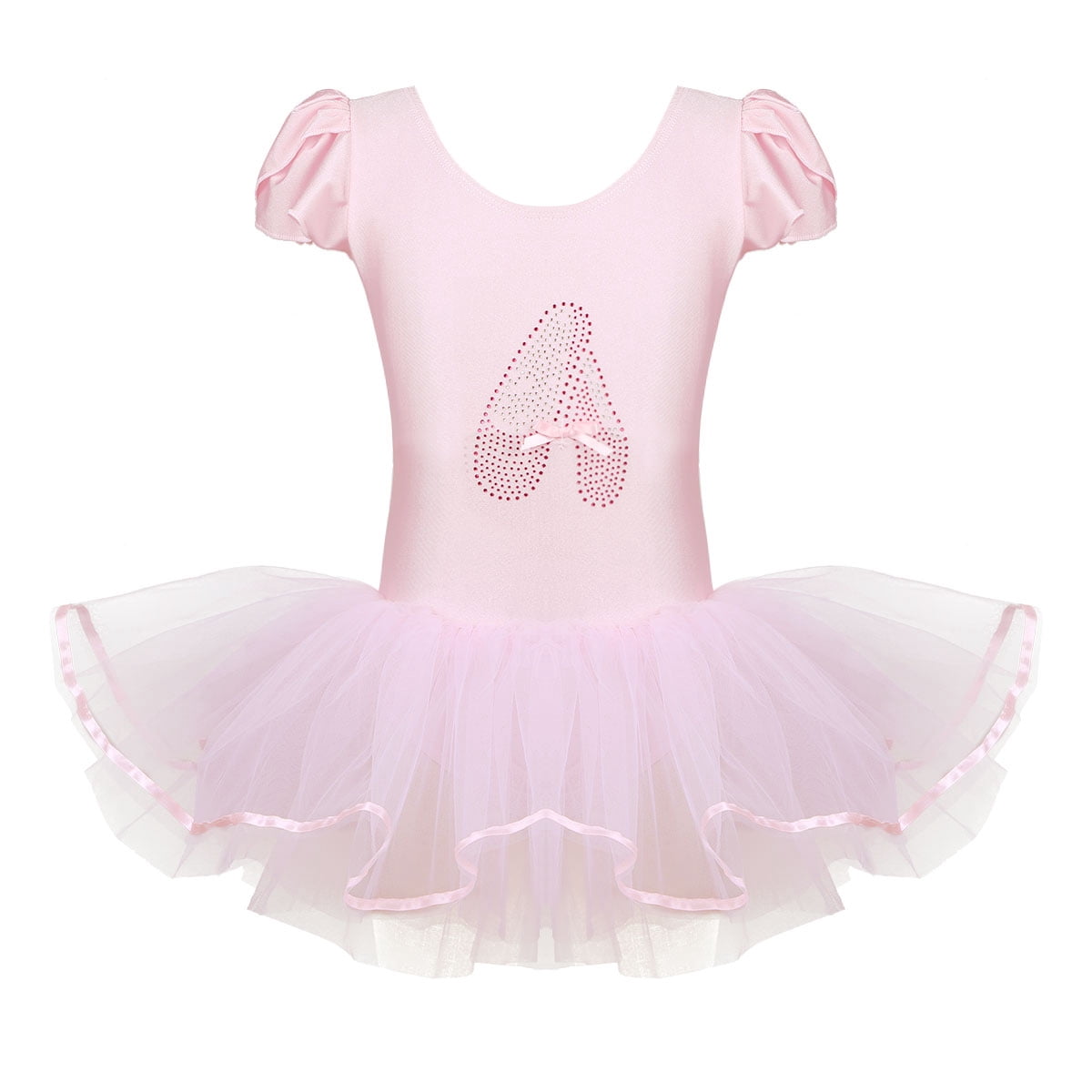 YONGHS Toddlers Little Girls Sequin Ballet Dance Tutu Dress Leotard ...