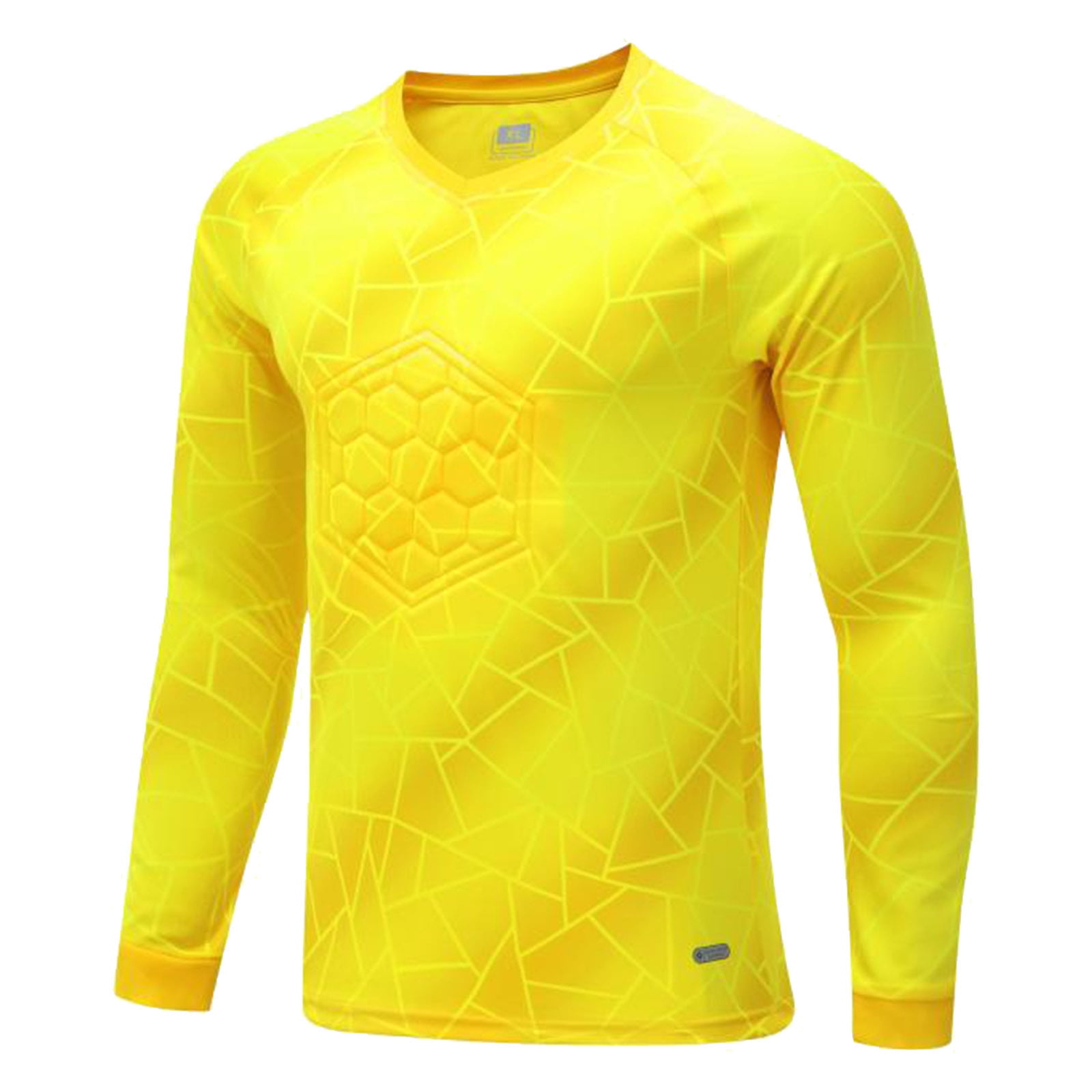 YONGHS Youth Boys Football Goalkeeper Shirts Padded Long Sleeve Soccer ...