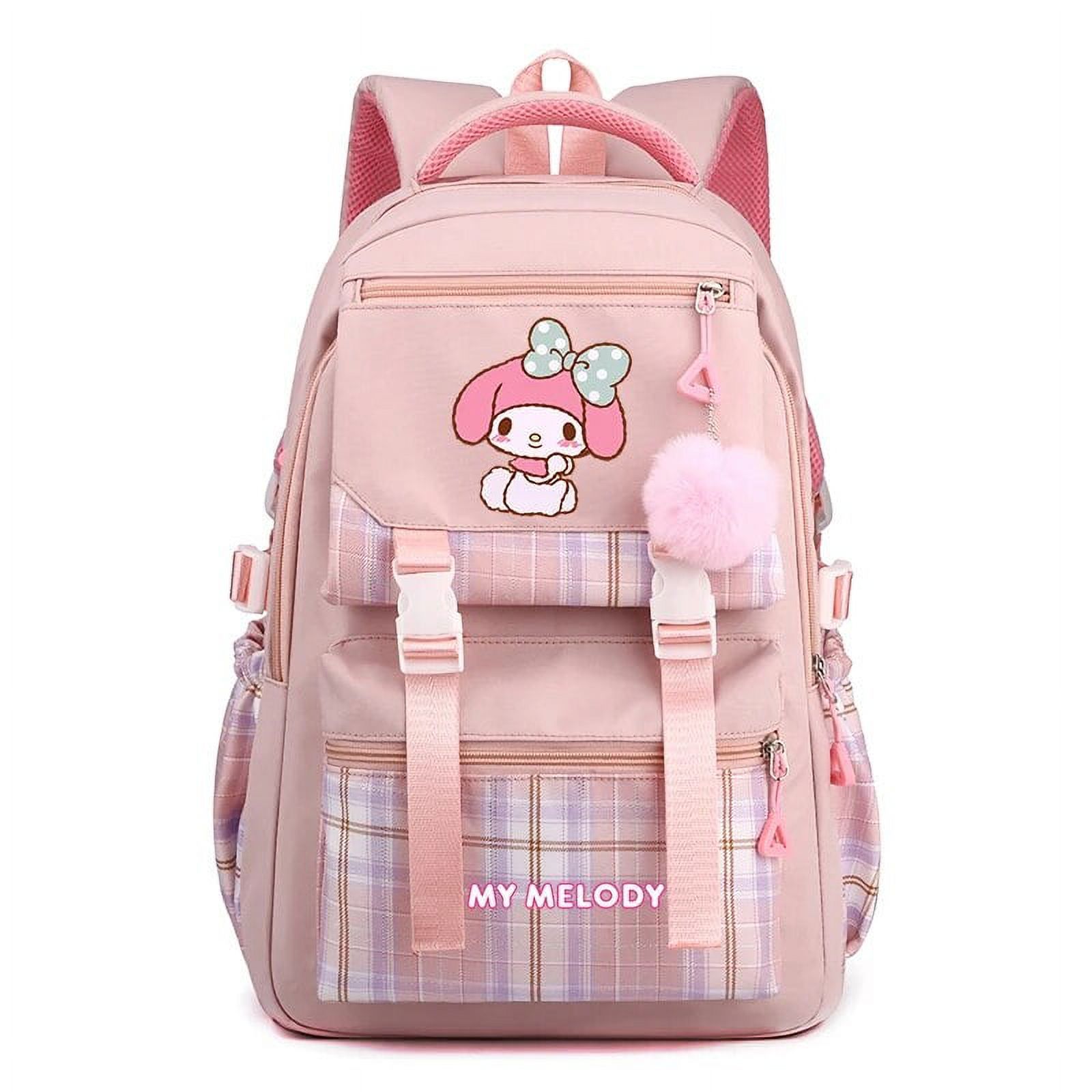 YONGNE 2024 HOT Anime Kawaii Sanrio My Melody Backpack Printed Bookbag ...