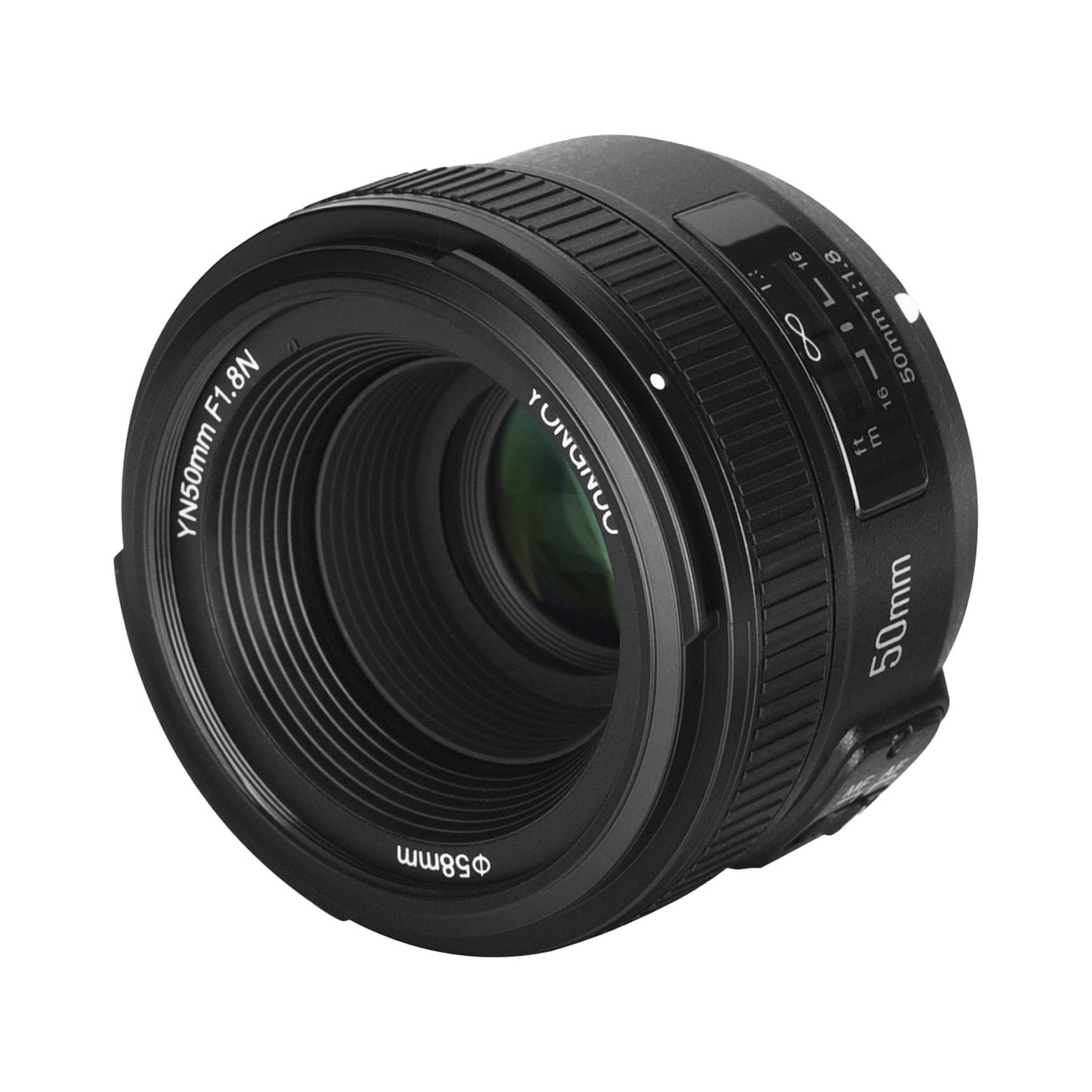 YONGNUO Prime Lens YN50mm F1.8 AF Large Aperture Auto Manual Focus ...