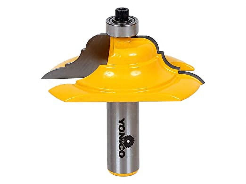 YONICO Table Edge and Handrail Router Bits 2-1/2-Inch Diameter French ...