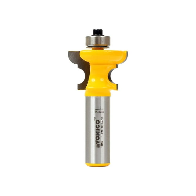 YONICO Window Sill Router Bits 3/4-Inch 1/2-Inch Shank 3/4" Cutting ...