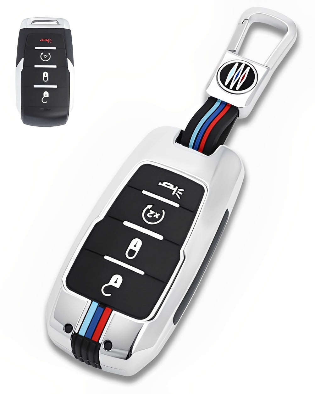 YONUFI Car Key Fob Cover Case for Dodge Ram 1500 2500 3500 Remote ...