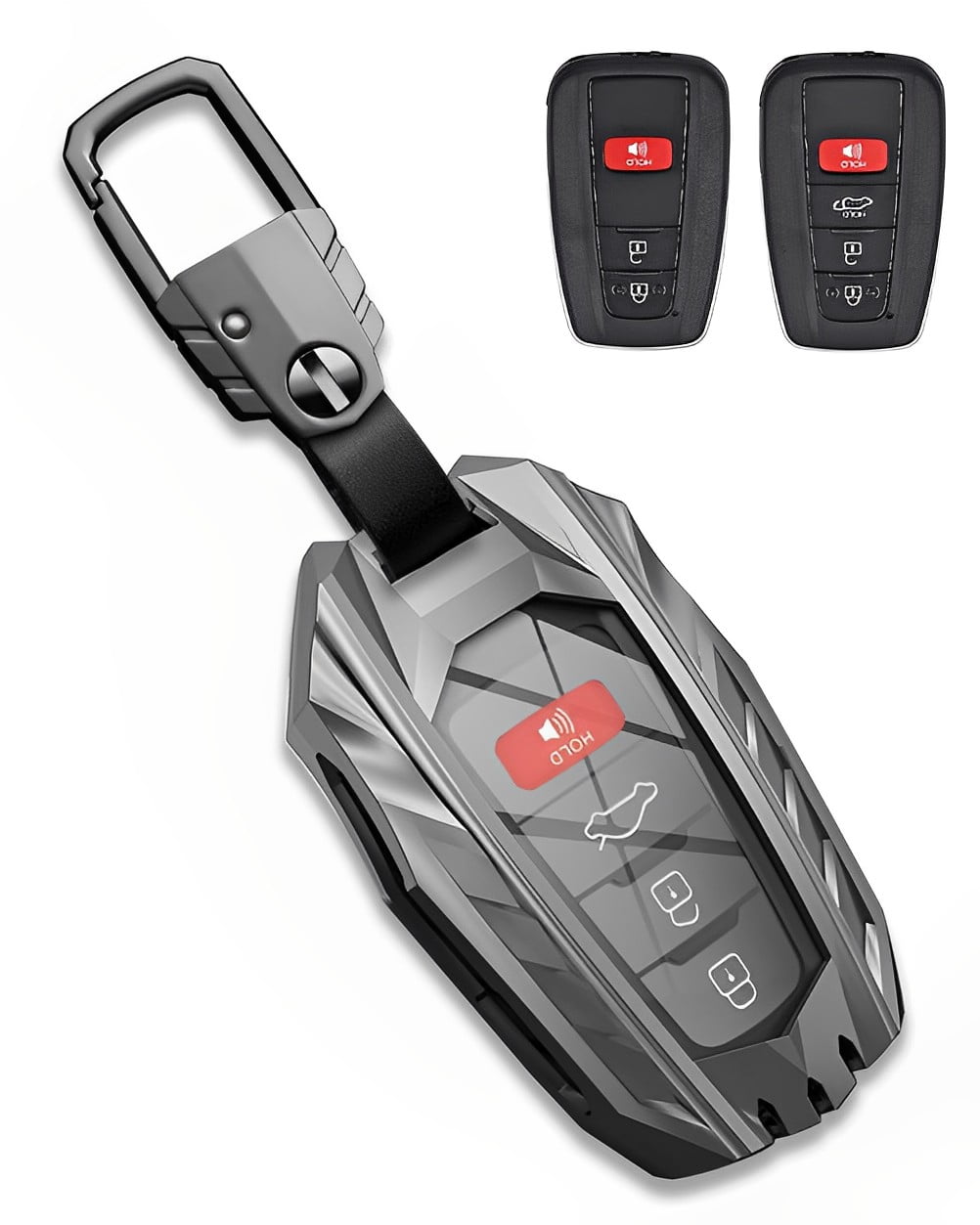 YONUFI Car Key Fob Cover for Toyota Highlander Rav4 Corolla Remote Case ...