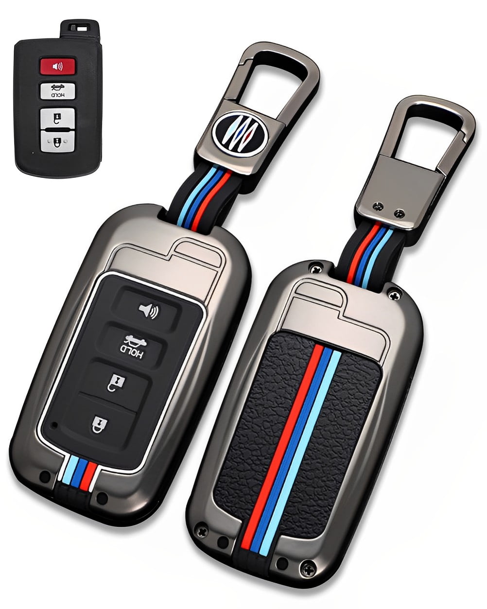 YONUFI Key Fob Cover Case for Toyota Tacoma Tundra 4Runner Remote ...