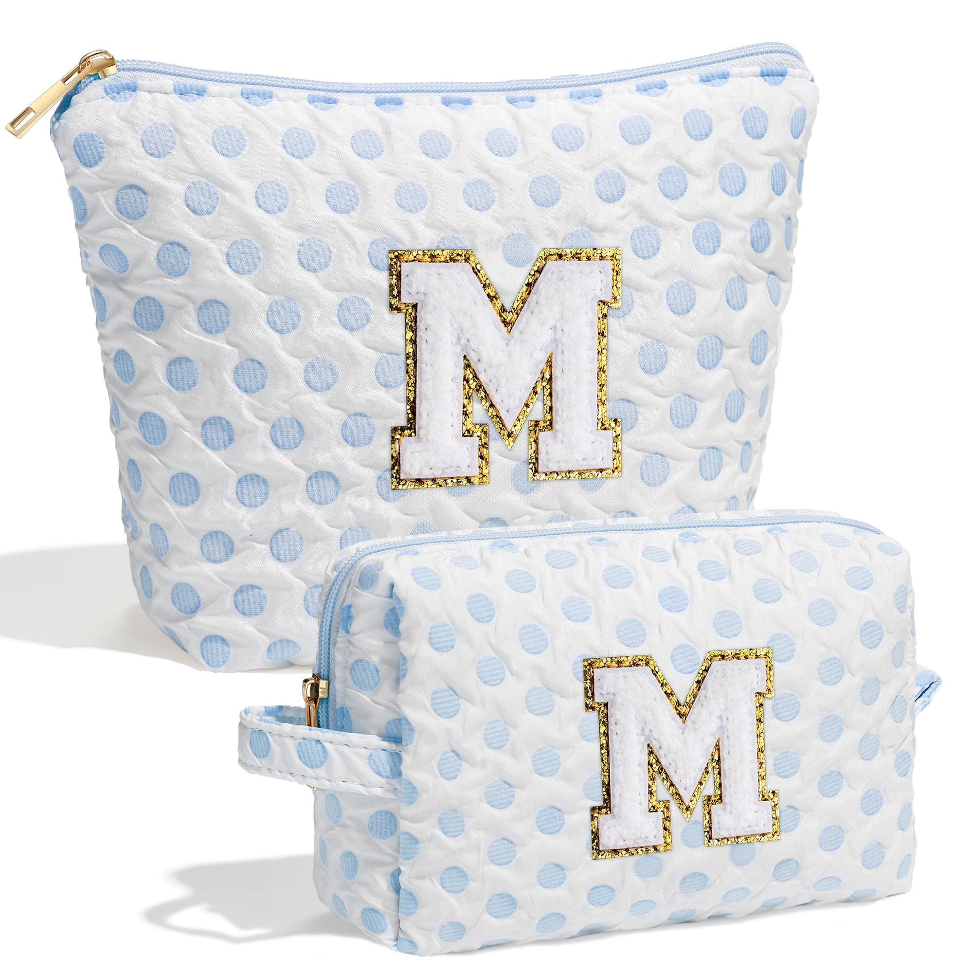 YOOLIFE Make Up Bag for Women, Initial Make Up Case for Women ...