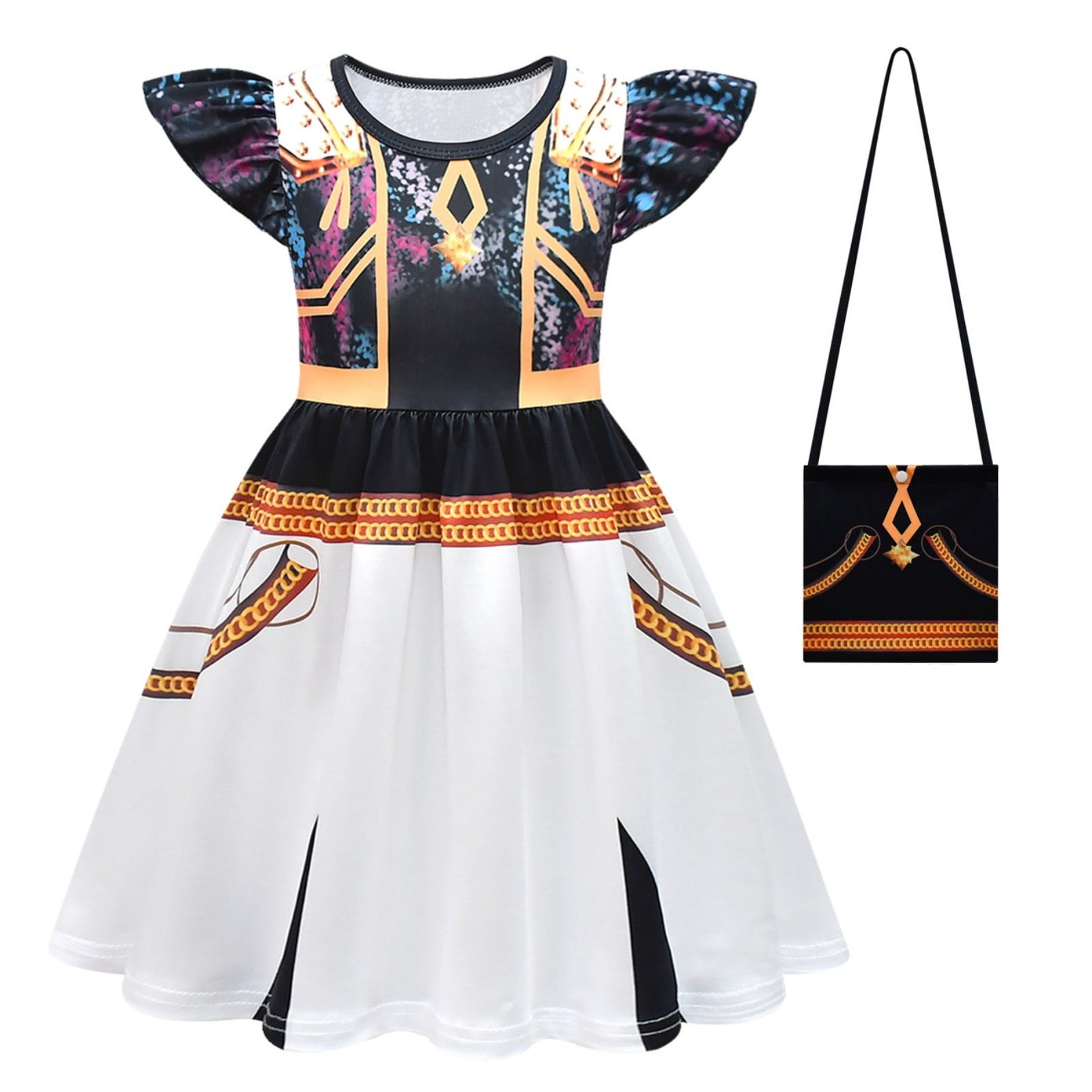 YOOZIO Black1 Kpop Demon Hunters Cartoon Clothes Girls Flying Sleeve ...