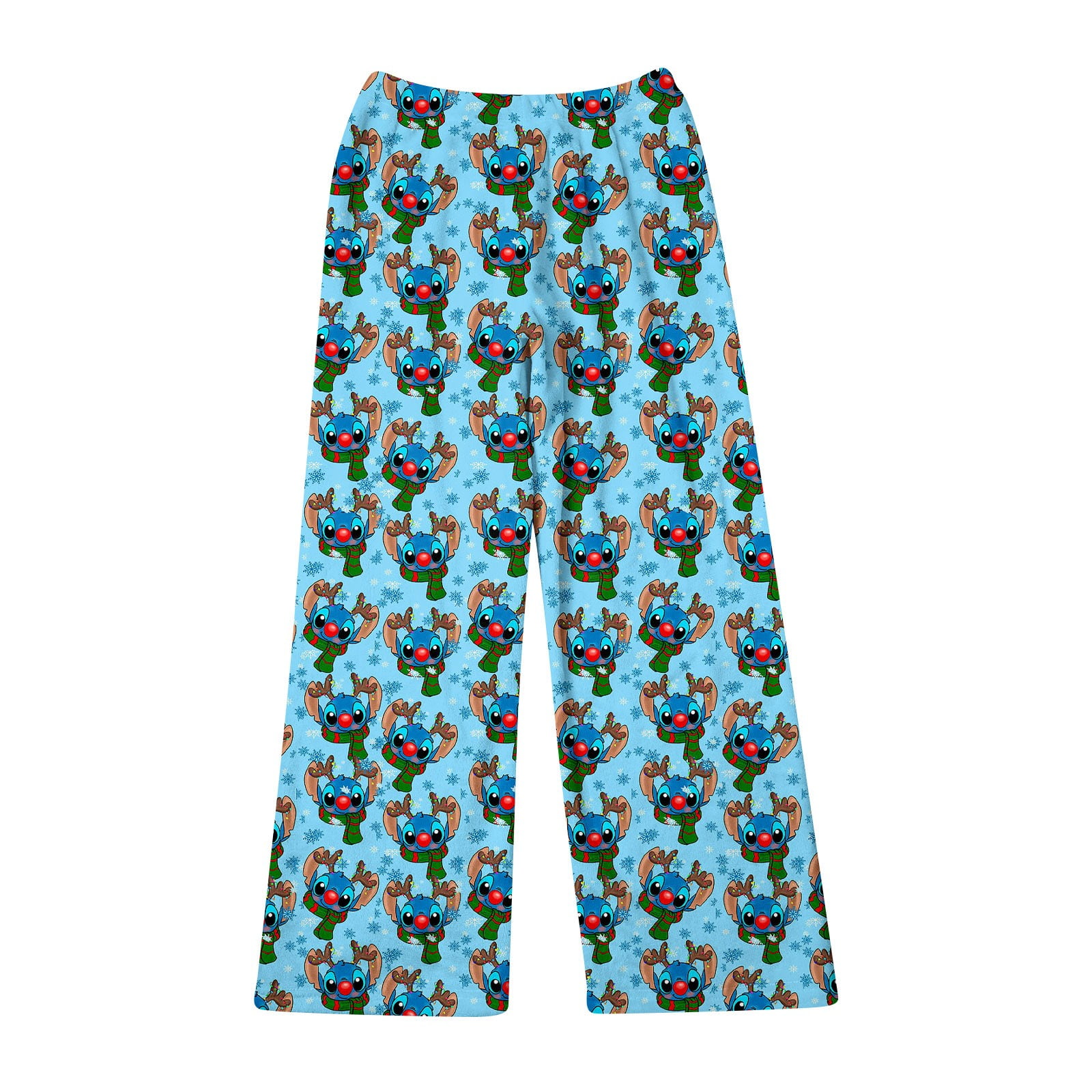 YOOZIO Cyan Stitch Aloha Flower Stitch Juniors Plus Pajama Lounge Pants ...