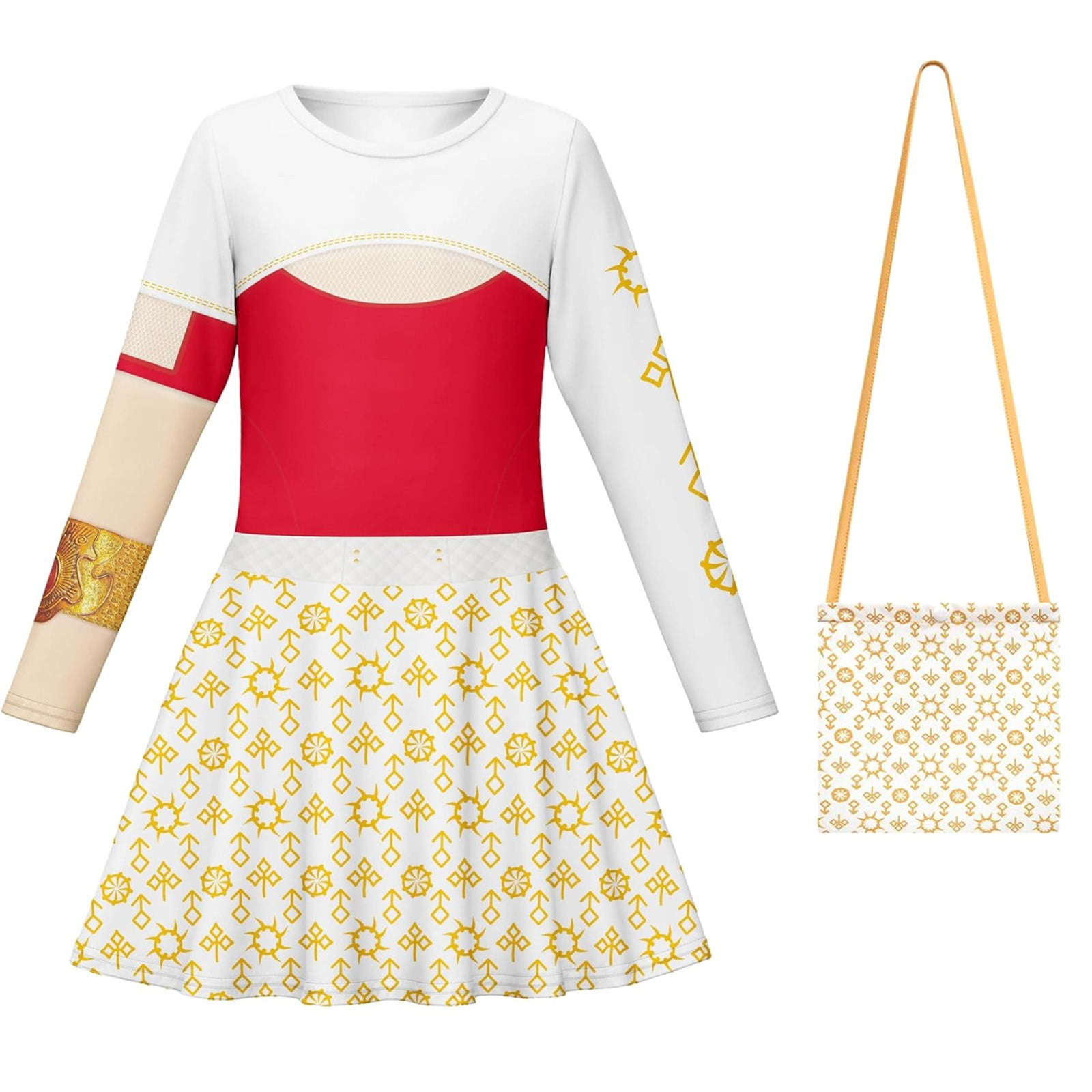 YOOZIO Khaki Girls Zombies Costume Cheerleader Cosplay Halloween Party ...