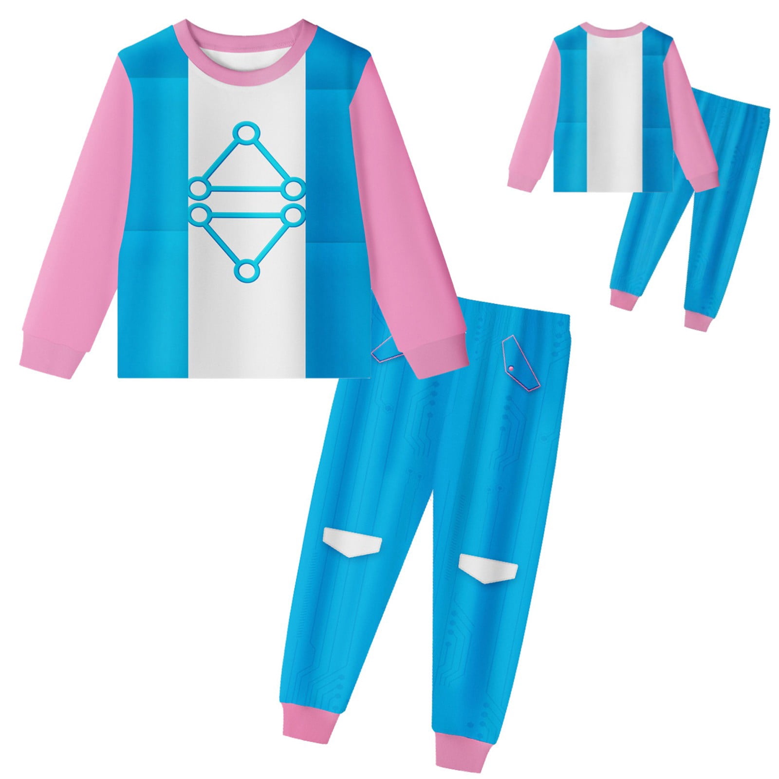 YOOZIO Light Blue Kids Zombies 8 Dawn Of The Vampires Addison Cosplay ...