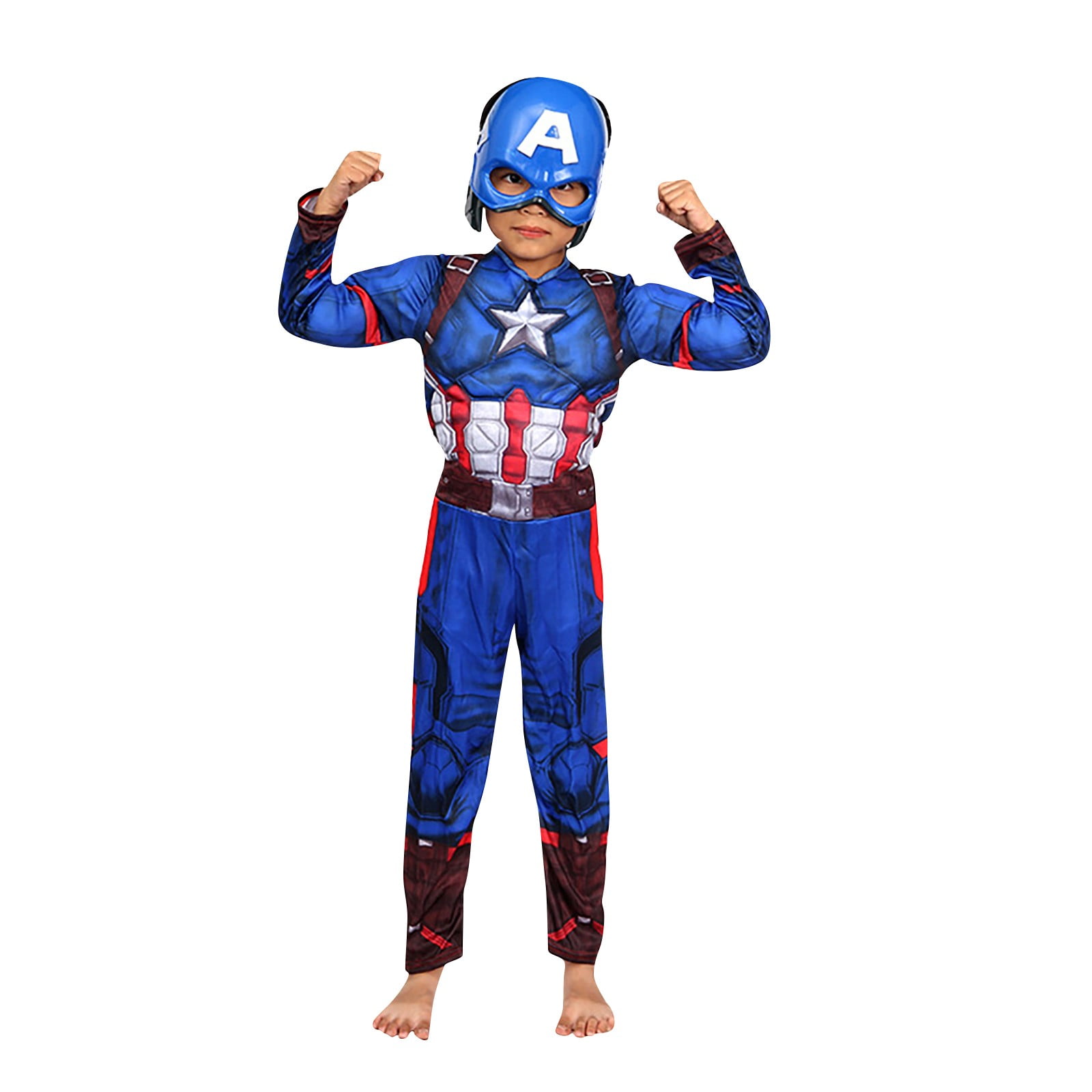 YOOZIO Light Gray Hulk Steel Bat Spider Superhero Lightning Man Muscle ...