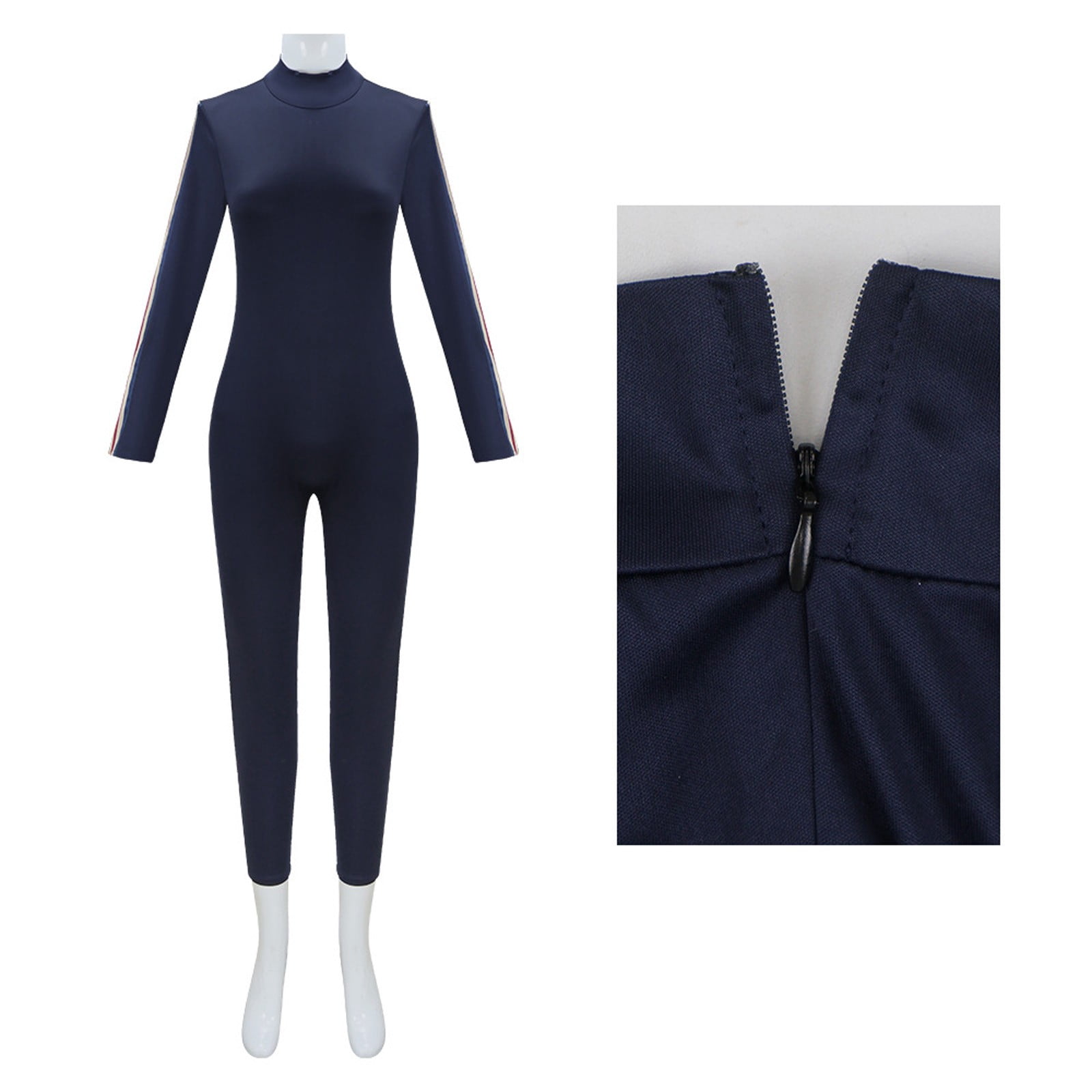 YOOZIO Navy Movie M3Gan 2.0 Cosplay Role Play Megan Costume Brown Dress ...