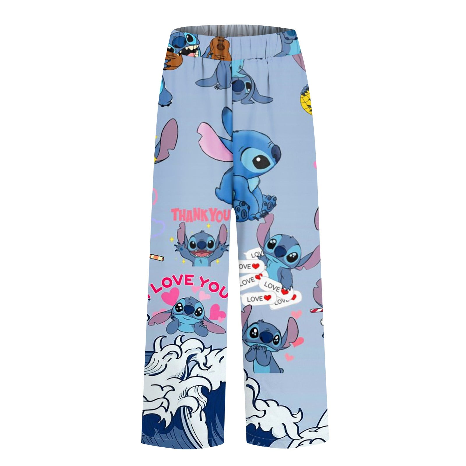 YOOZIO Pink Women Stitch Pajamas Fuzzy Pajama Pants for Kids Fleece ...