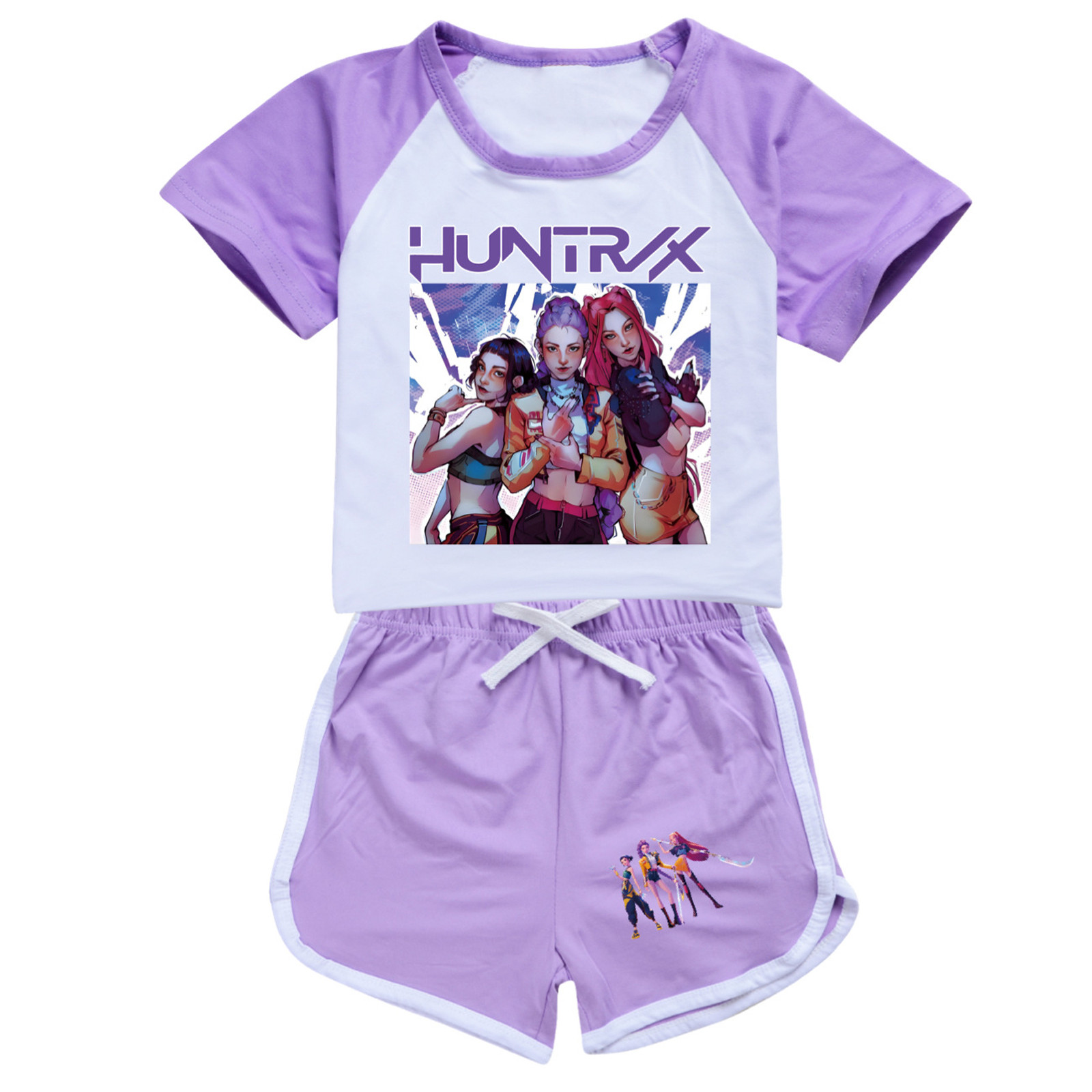 YOOZIO Purple 2025 Kids Kpop Demon Hunters Sport Suits Cosplay Costume ...