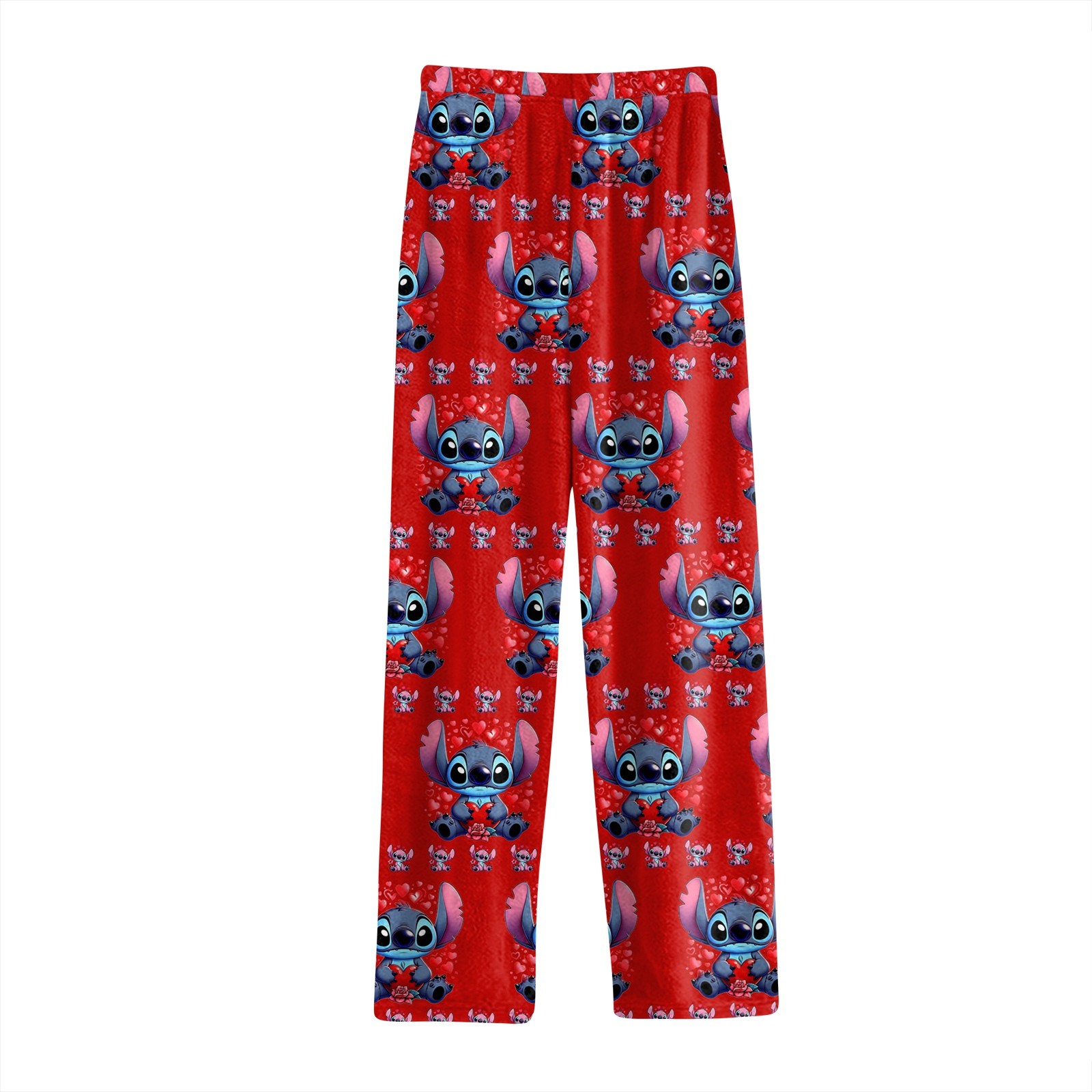 YOOZIO Red Stitch Aloha Flower Stitch Juniors Plus Pajama Lounge Pants ...