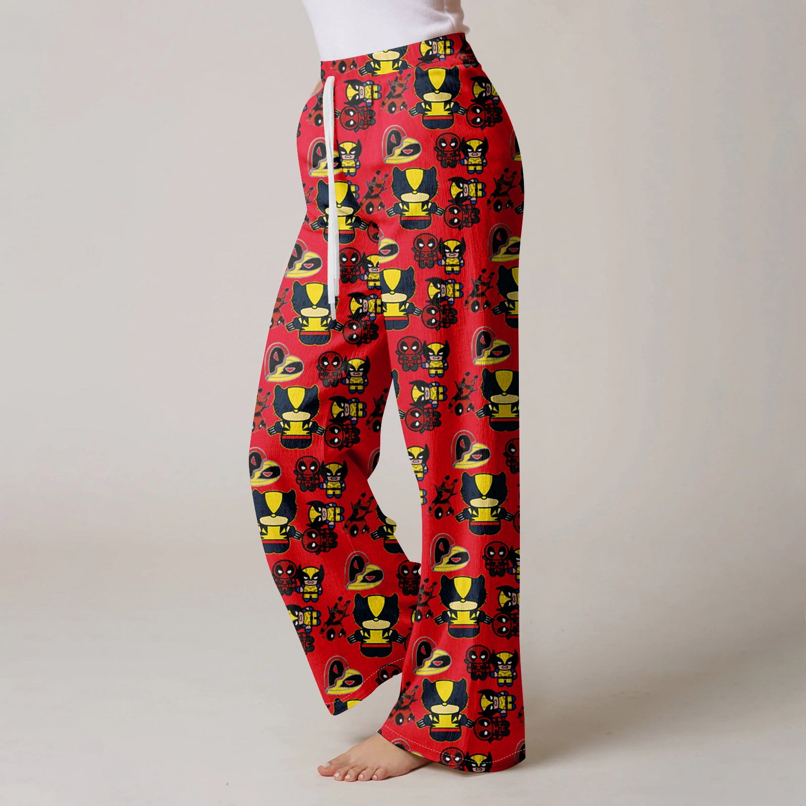 YOOZIO Red Spider Super Hero Womens Pajama Pants Anime Pajama Pants for ...