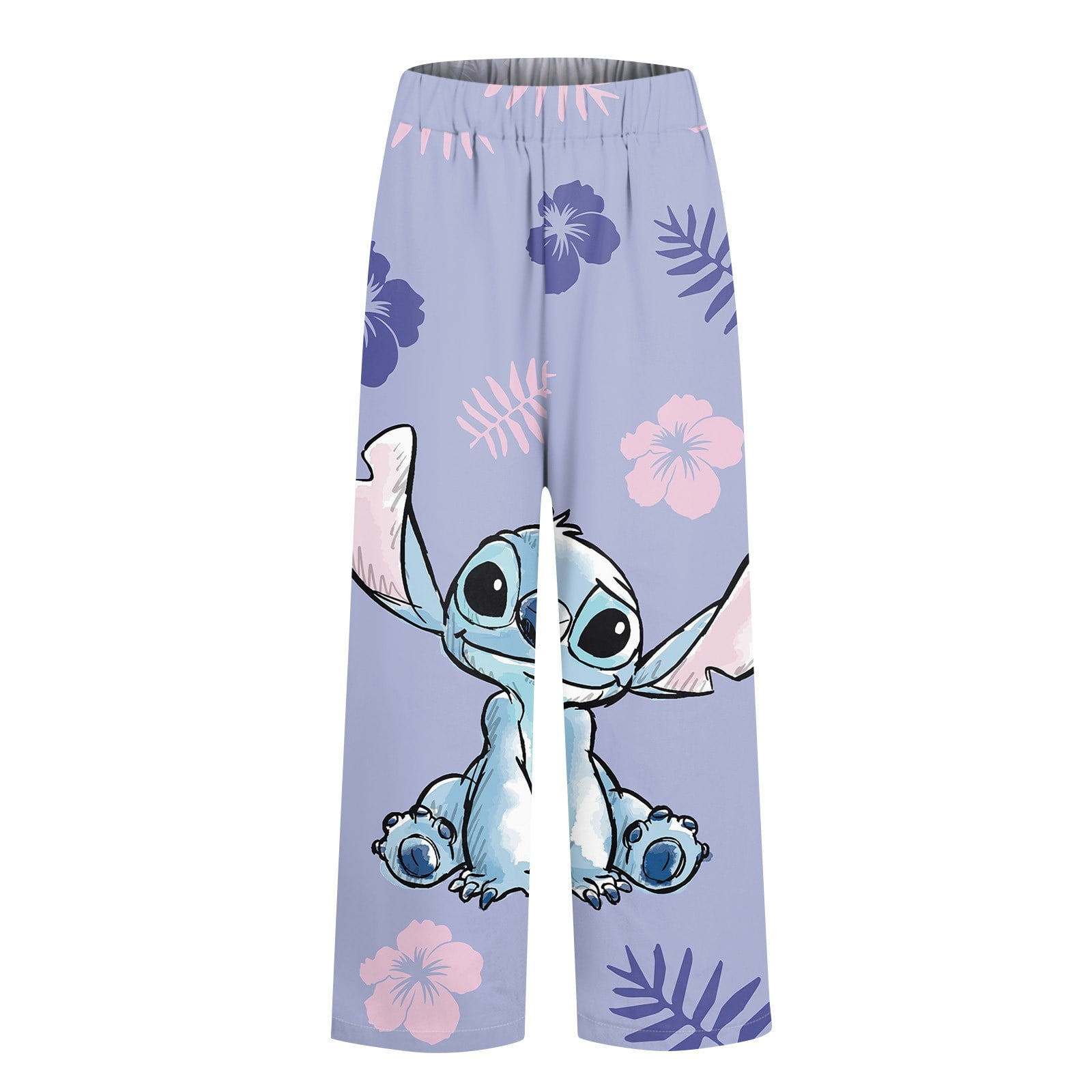 YOOZIO White Women Stitch Pajamas Fuzzy Pajama Pants for Kids Fleece ...