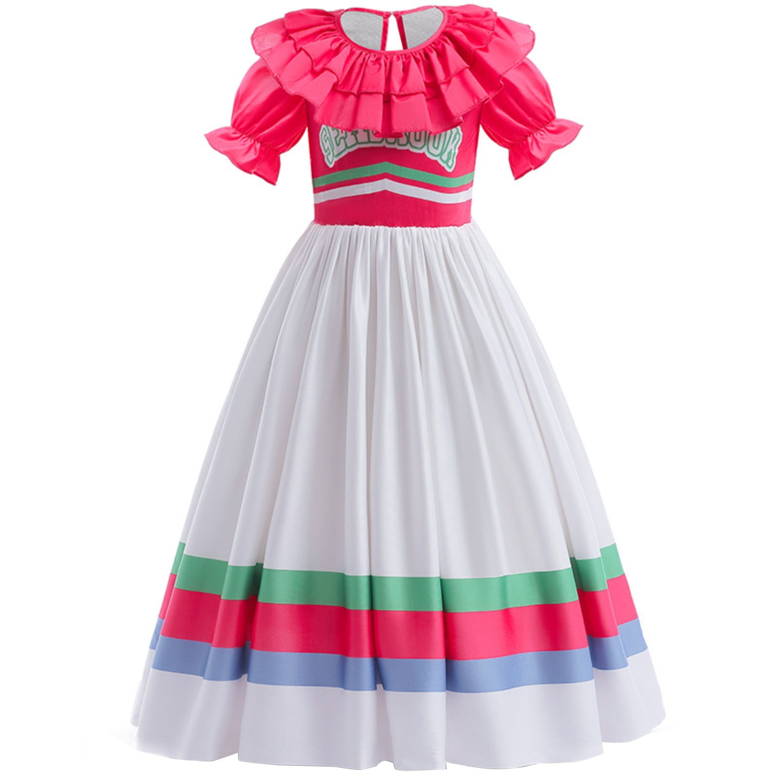 YOOZIO White Zombies Girls Cheerleader Costumes Cheerleading Outfits ...