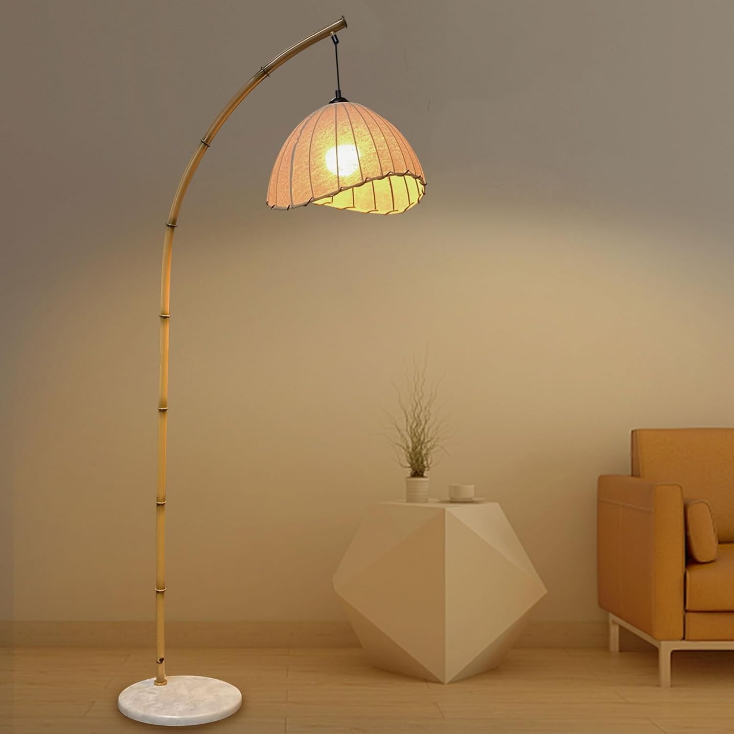 Bamboo Rattan Floor Lamp at Krista Guerrero blog